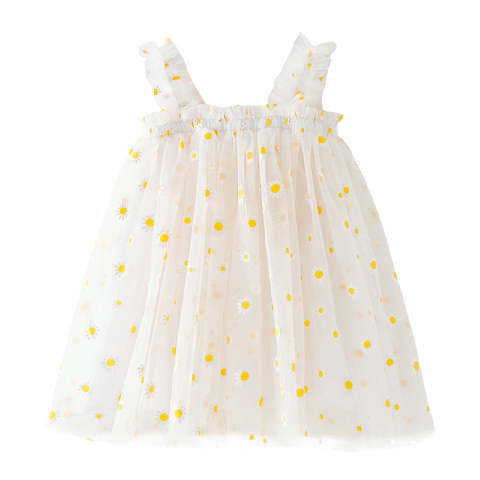 Tween Girls Dresses Size 5 Years-6 Years Sleeveless Floral Tulle ...