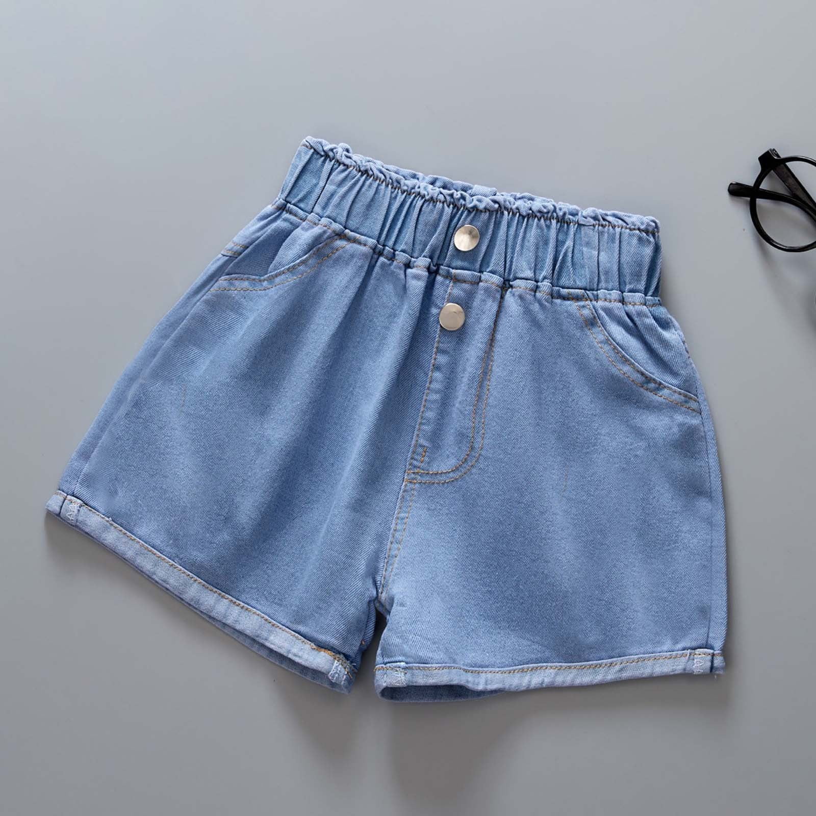 Tween Girls' Shorts Teen Girl Jeans High Waist Denim Shorts Girls ...