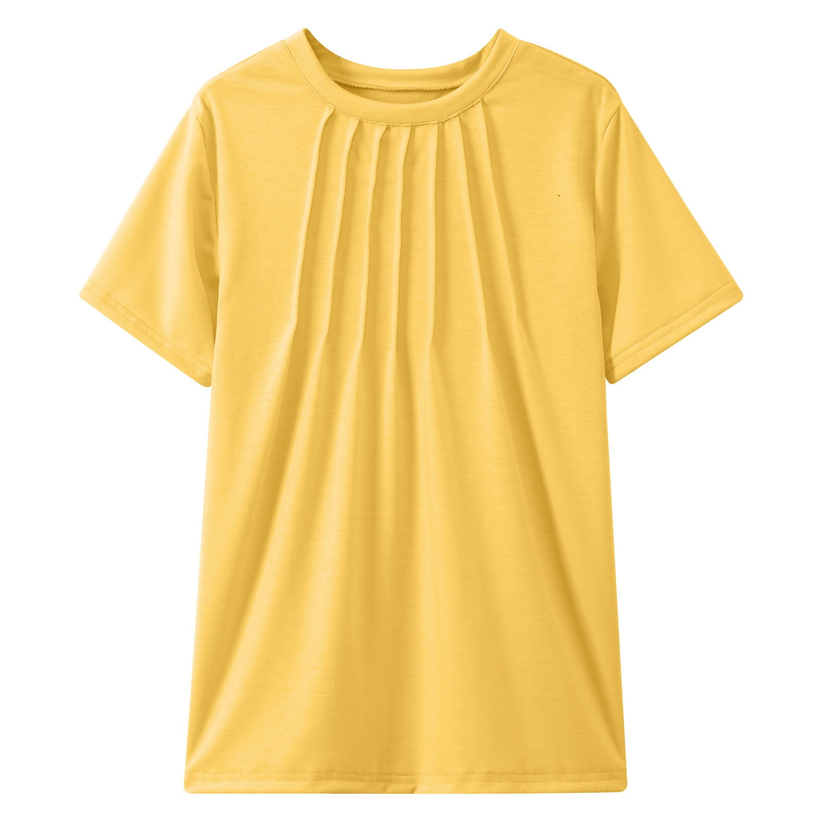 Tween Shirt for Kids School Yellow Clothes for Girls Round Neck Toddler ...