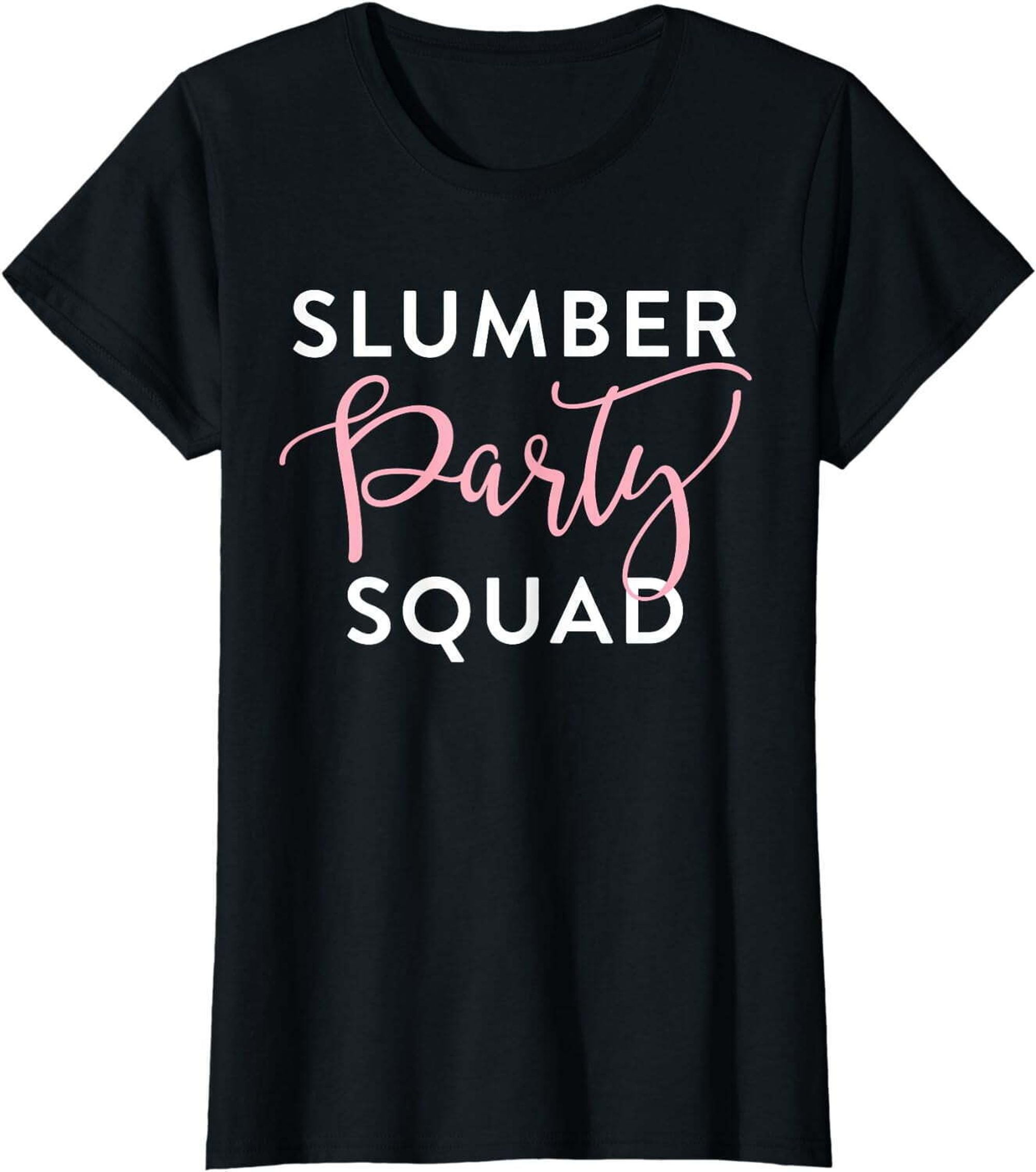Tweens Sleepover Squad Rock The Slumber Party T Shirt