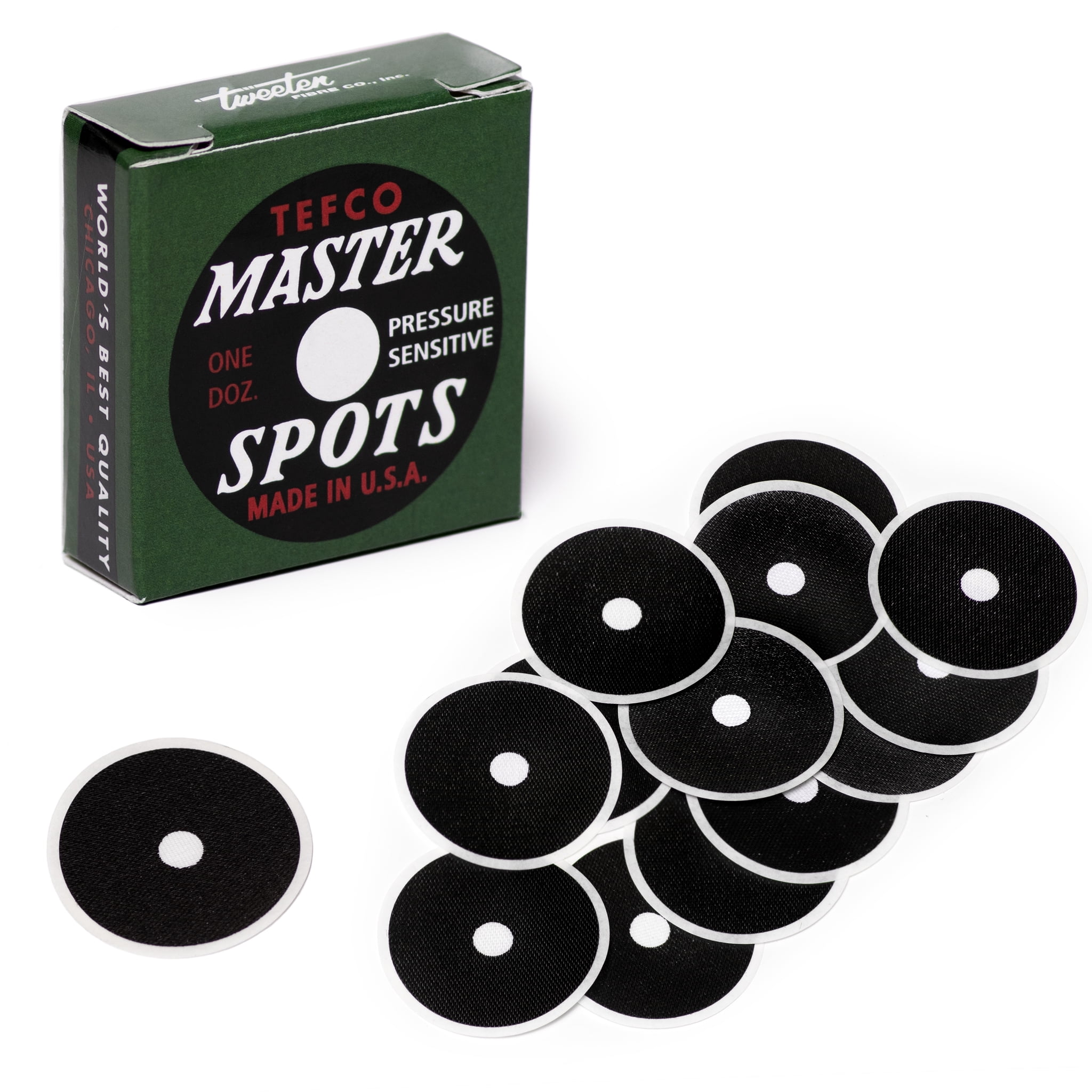 Tweeten Tefco Master Pool Billiard Table Spots 12 pcs/1 box - 1 1/4 ...
