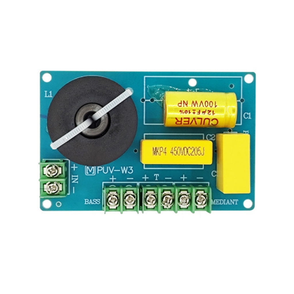 Tweeter Bass 3 Way Crossovers Board Frequency Divider Speakers Filter ...