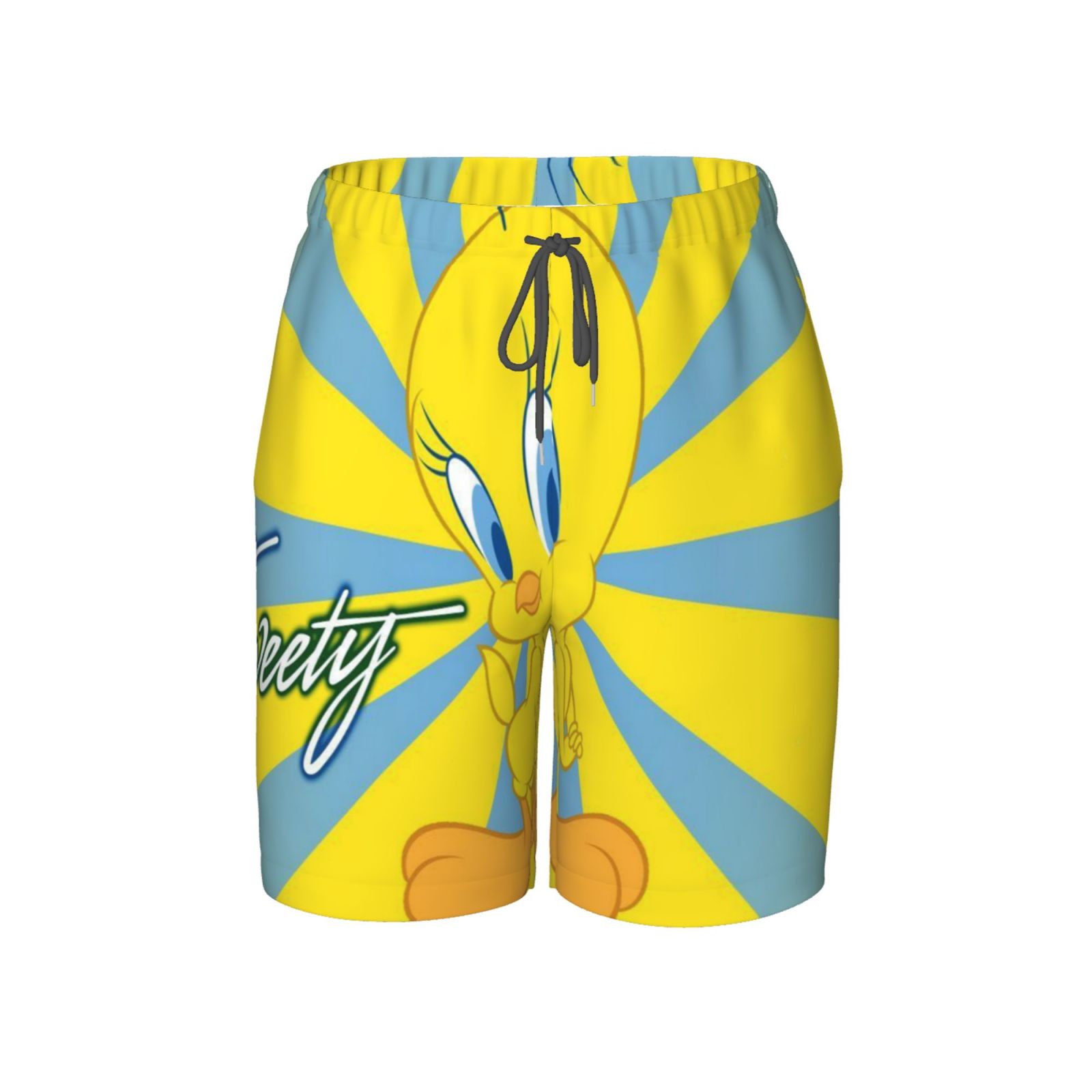 Tweety Bird Boys Swim Trunks with Mesh Liner Bathing Suits Quick Dry ...
