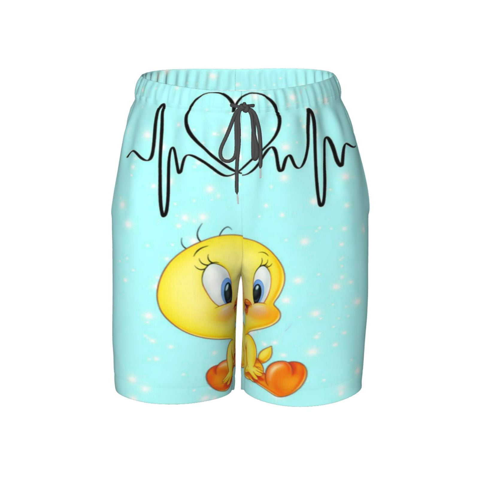 Tweety Bird Boys Swim Trunks with Mesh Liner Bathing Suits Quick Dry ...