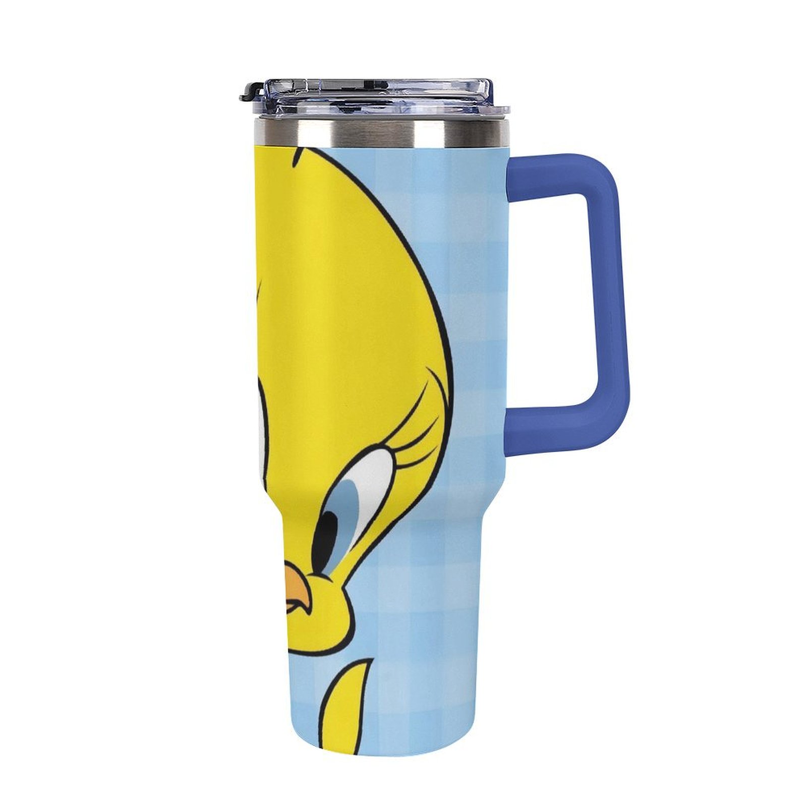 Tweety Bird Car Cup Stainless Steel Thermos Cup with Handle 40oz ...
