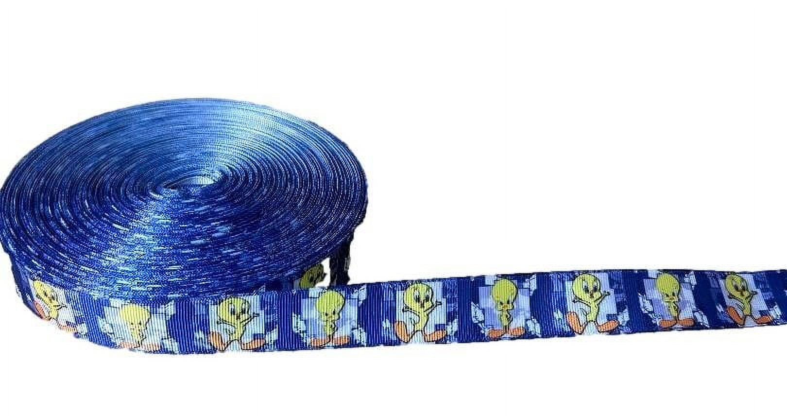 Tweety Bird Cartoon Character Poses Grid 1" Wide 3 Yards Repeat Ribbon ...