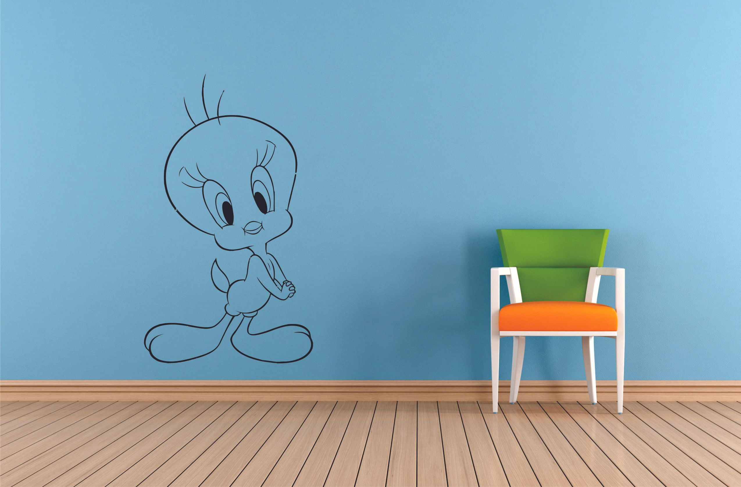 Tweety Bird Cute Looney Tunes Character Cartoon Wall Sticker Art Decal ...