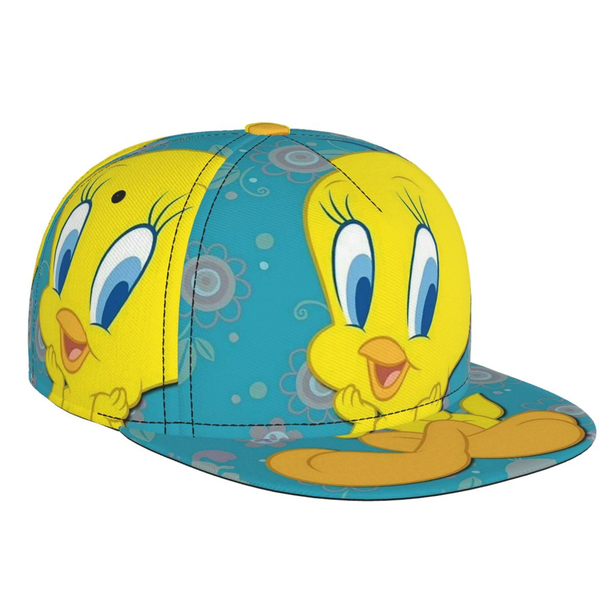 Tweety Bird Flat Brim Bill Baseball Cap Adjustable Hat Hip Hop Caps for ...