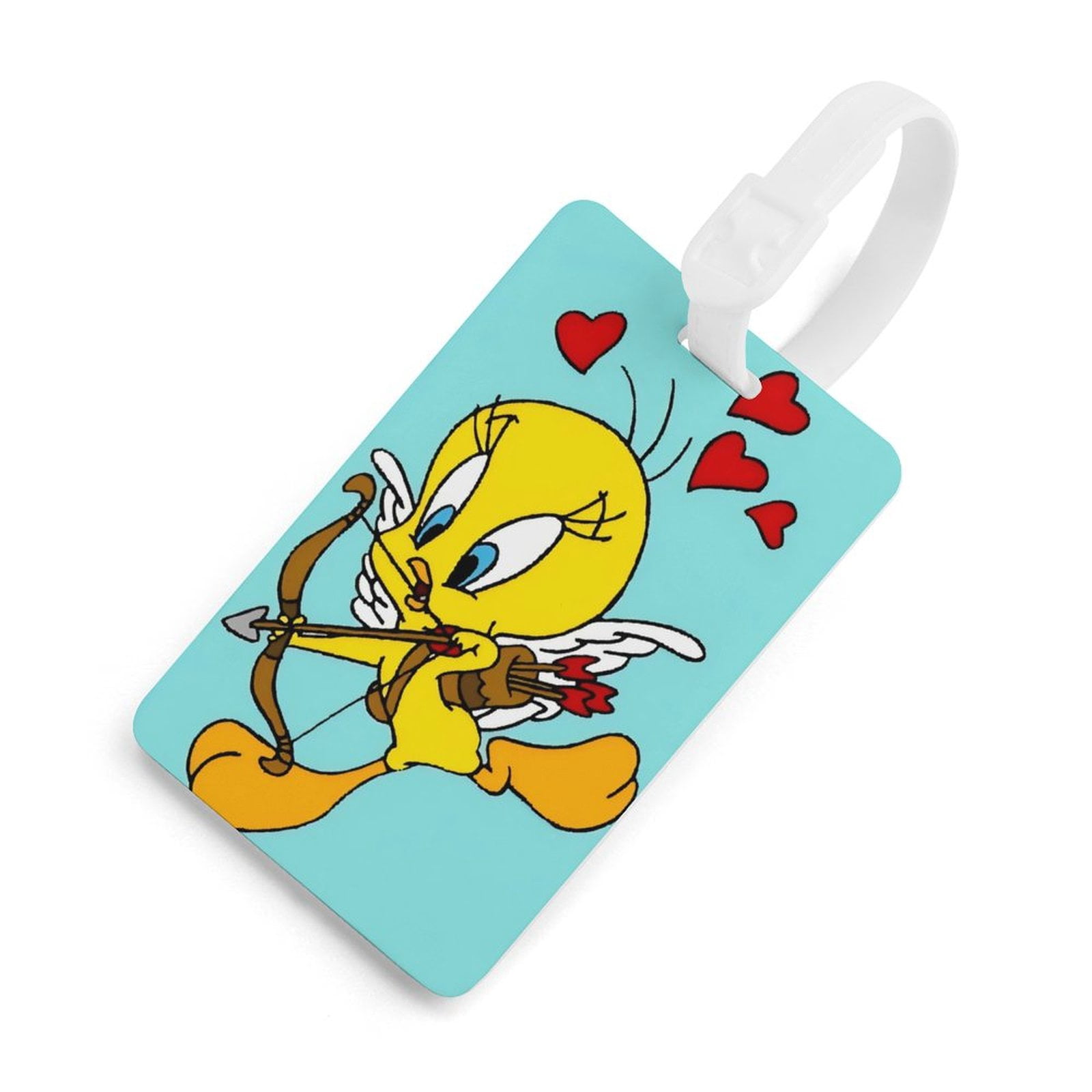 Tweety Bird Luggage Tag Luggage Tags PU Tags Cute Funny Travel Bag ...
