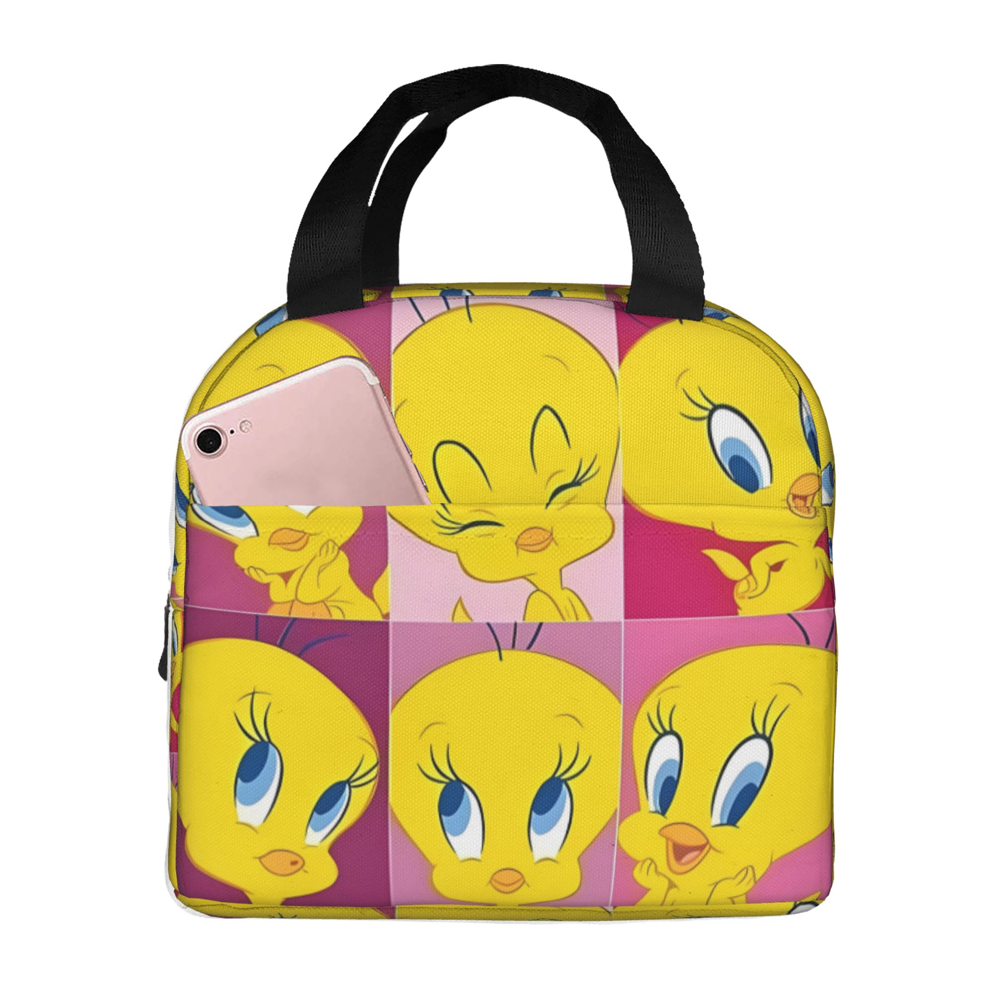 Tweety Bird Lunch Bag Tote Bag Insulated Lunch Box Picnic Beach Fishing ...