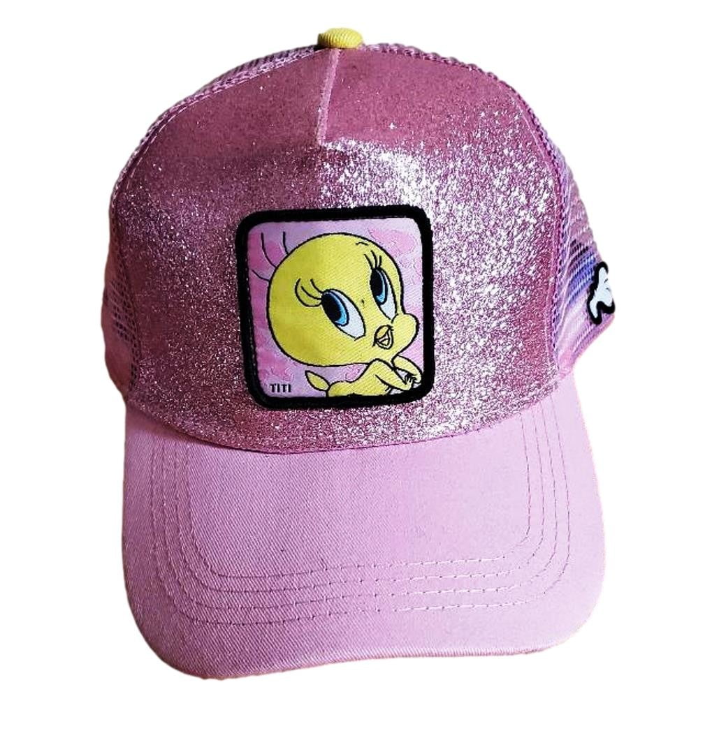 Main Street Tweety Bird Pink Snapback Baseball Cap, Adjustable Strap ...