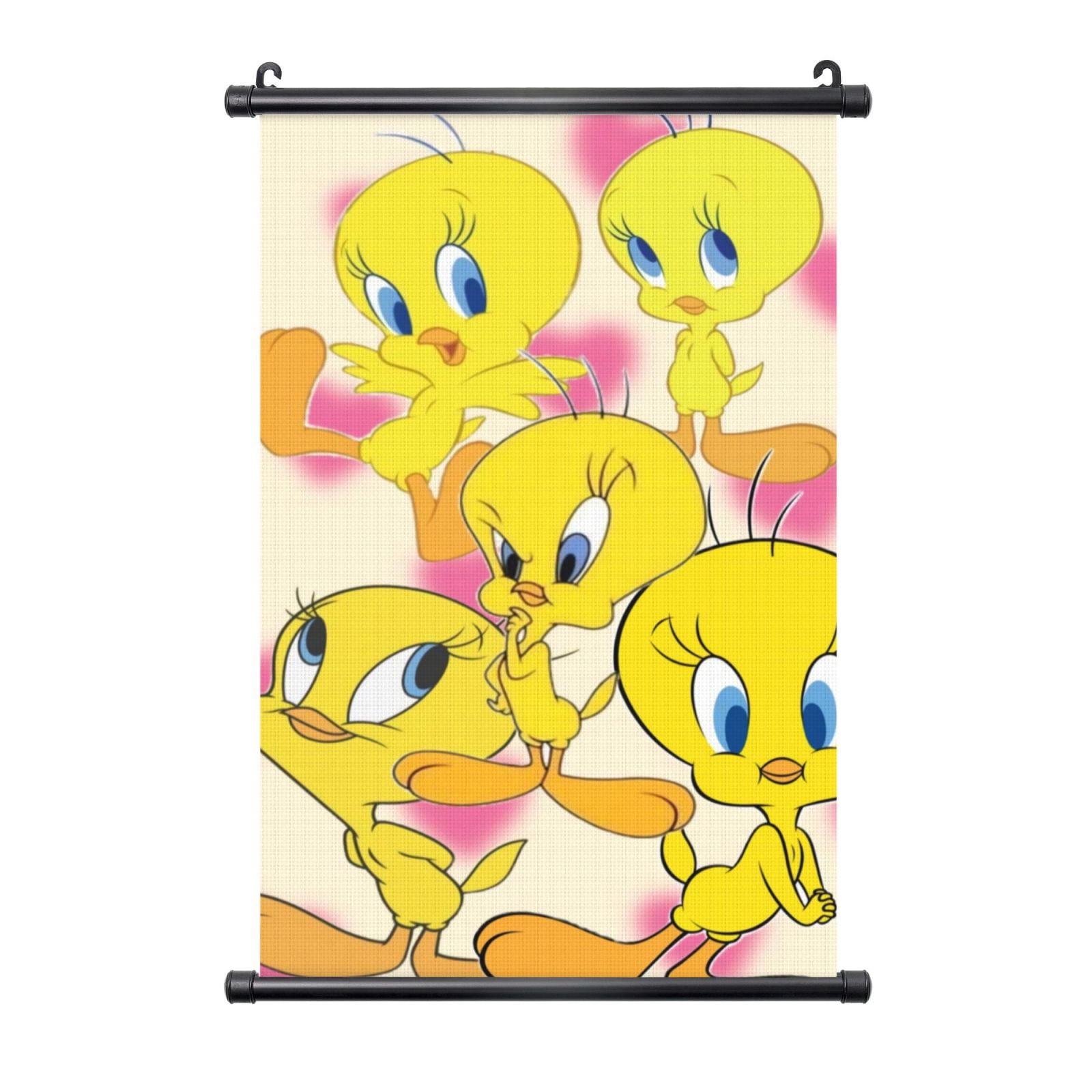 Tweety Bird Poster Aesthetic Canvas PVC Shaft Wall Art Hanging Hanger ...