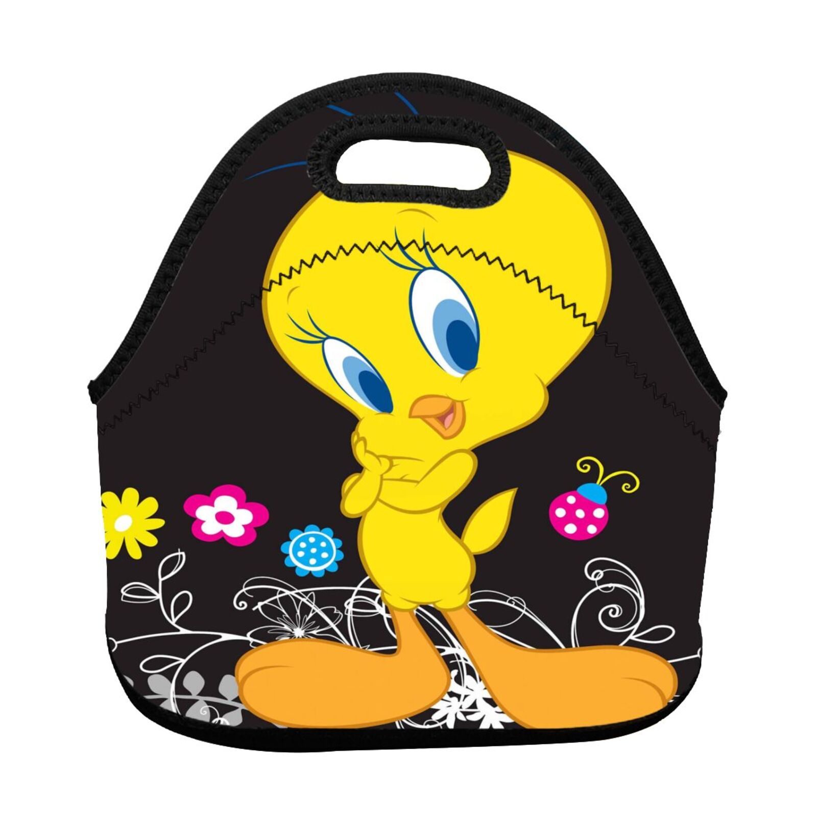 Tweety Bird Reusable Neoprene Lunch Bag Insulated Lunch Box Thermal ...