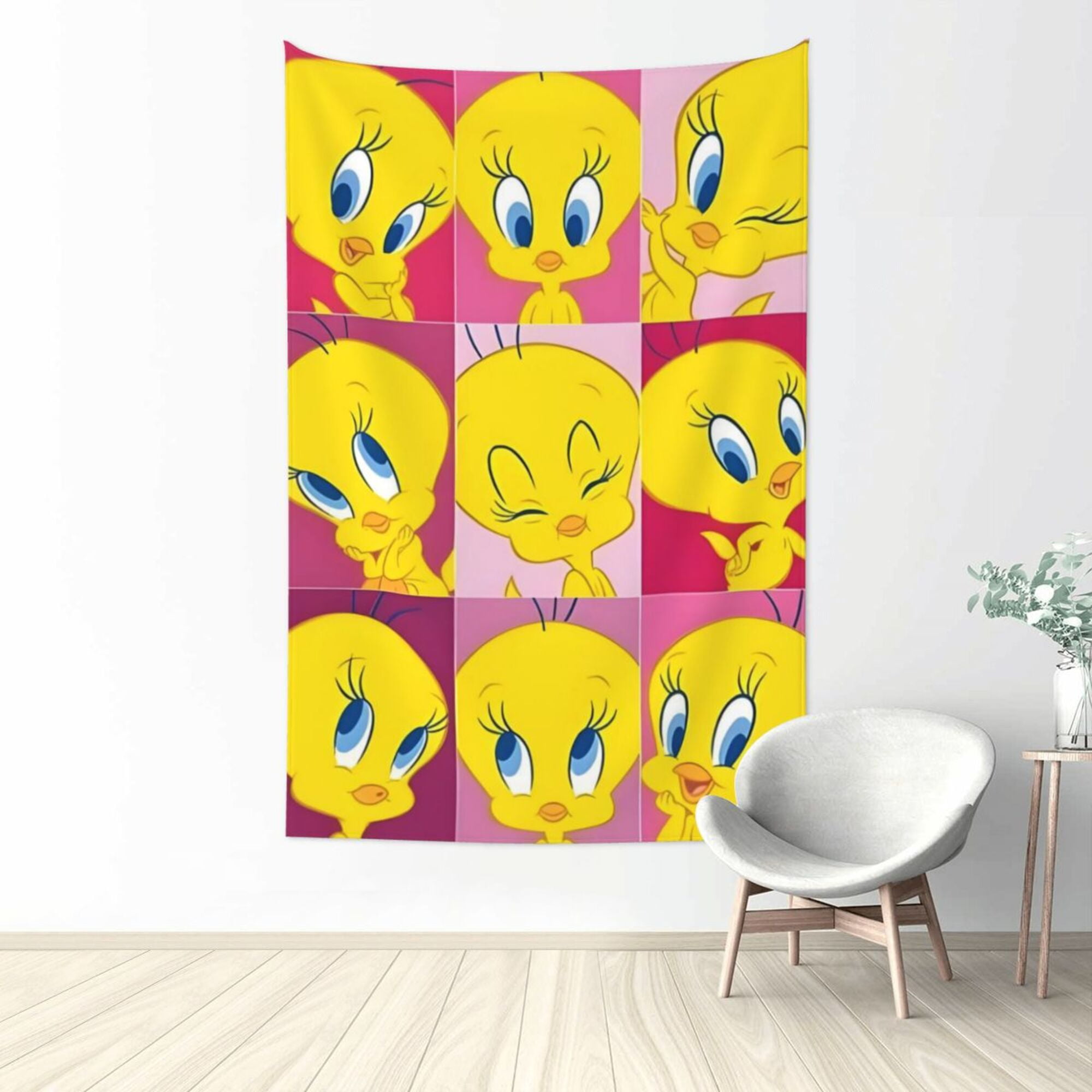 Tweety Bird Tapestry Large Banner Wall Hanging Tapestries Aesthetic ...