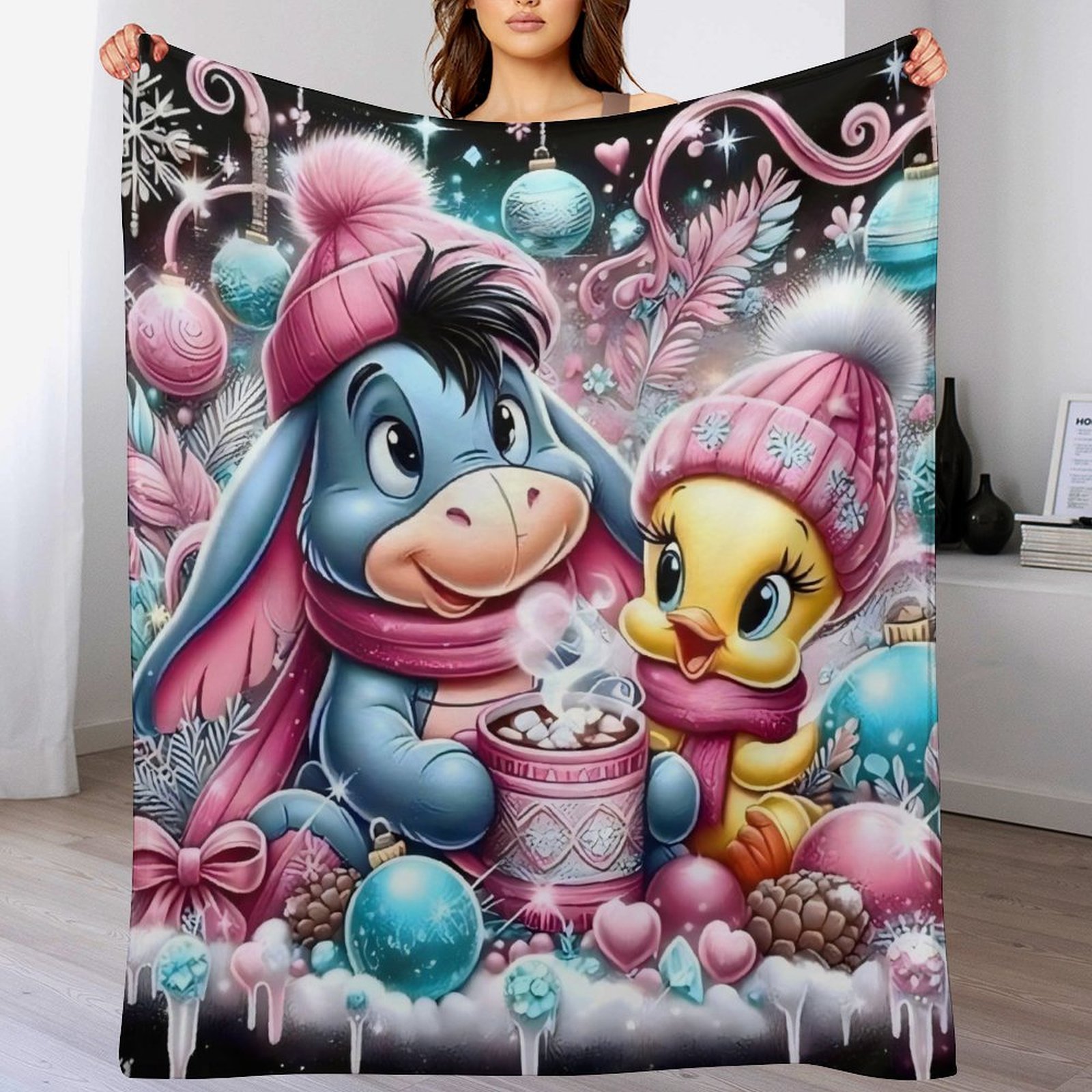 Tweety Bird comfortable warm and soft Christmas blanket perfect for the ...