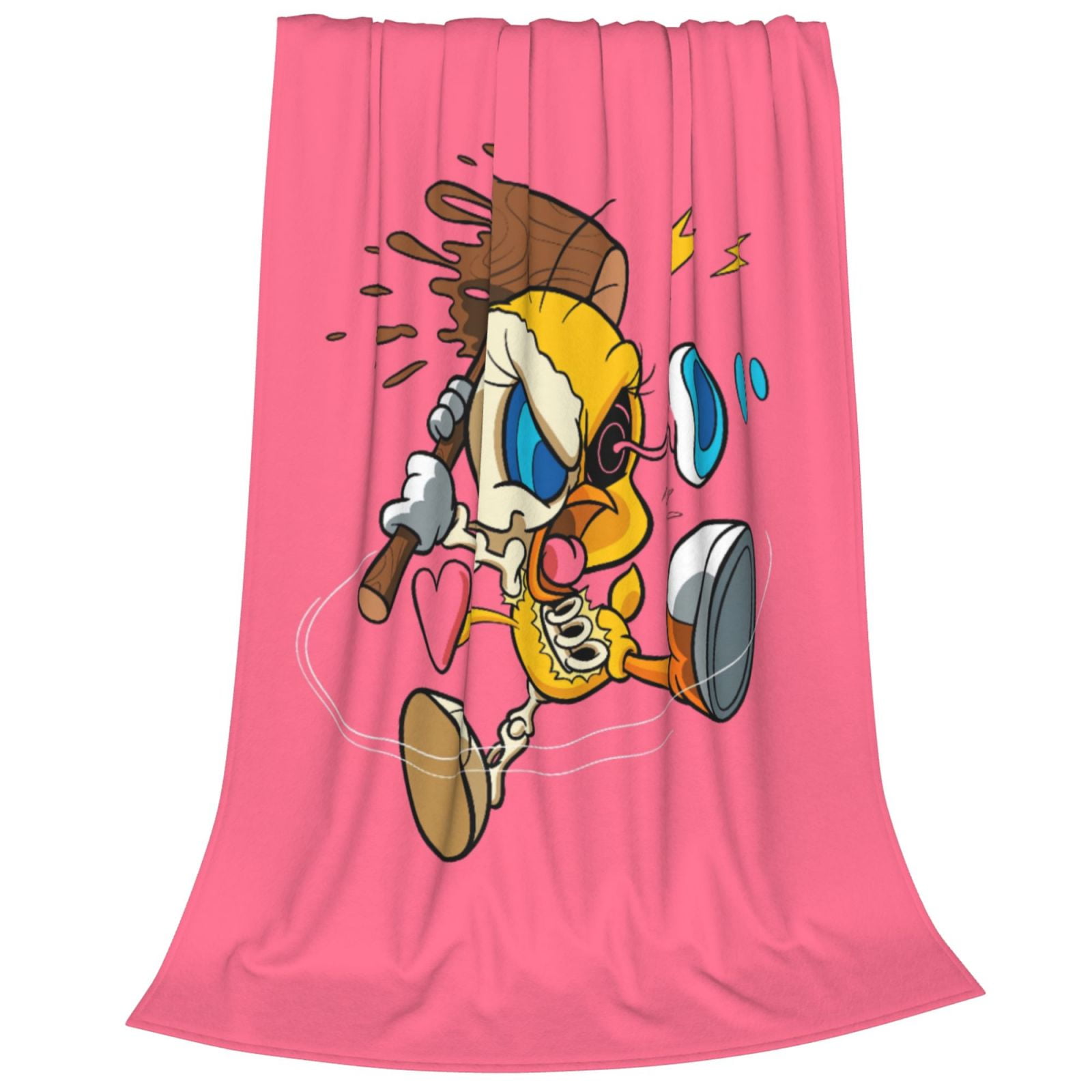 Tweety Blanket Soft Lightweight Flannel Throw – Cozy All Season Bed ...