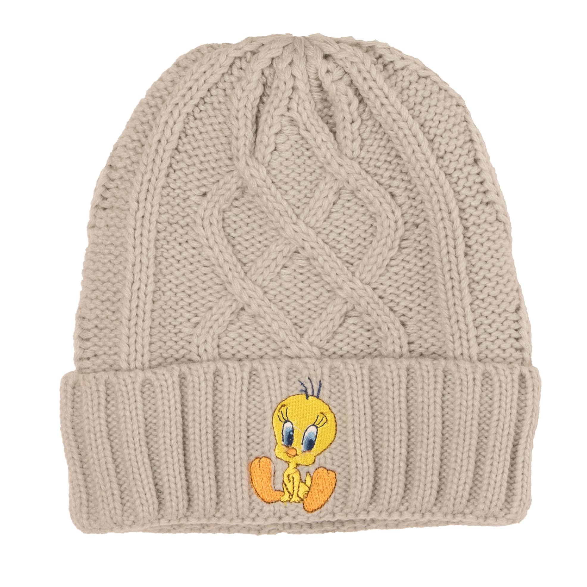 Tweety Cable Beanie Hat - Walmart.com