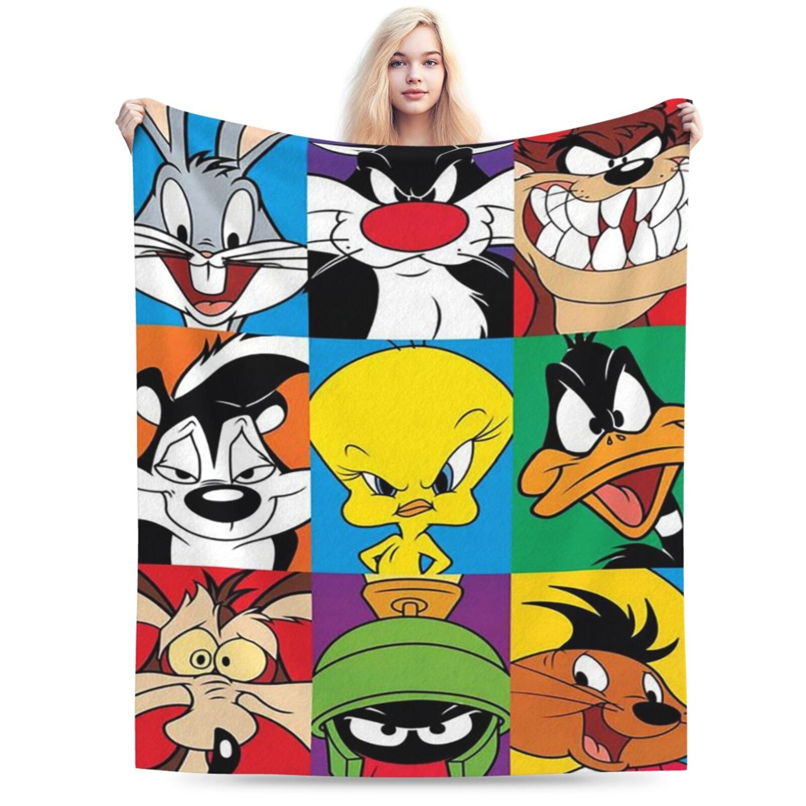 Tweety Cartoon Blanket, Ultra Soft Cozy Luxury Fleece Throw Blanket For ...