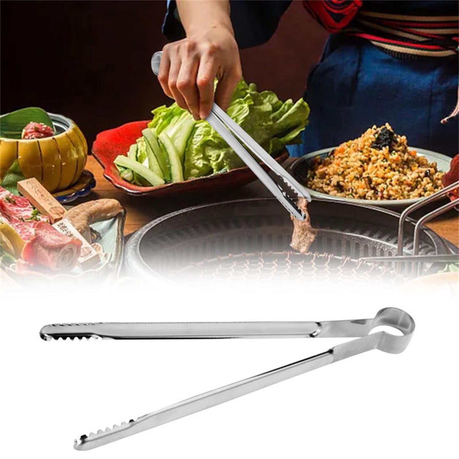 Tweezer Tongs for Cooking Stainless Steel Sausage Barbecue Tool Long ...