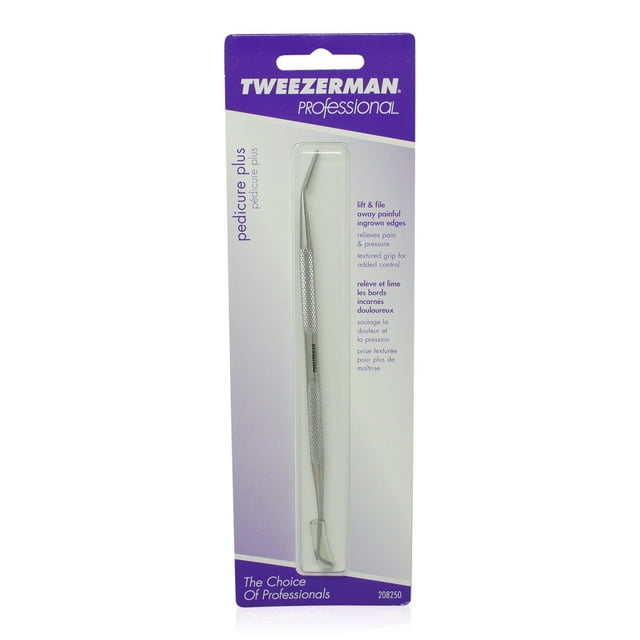 Tweezerman Pedicure Plus: Nail Care File Tool for Ingrown Toenails and ...