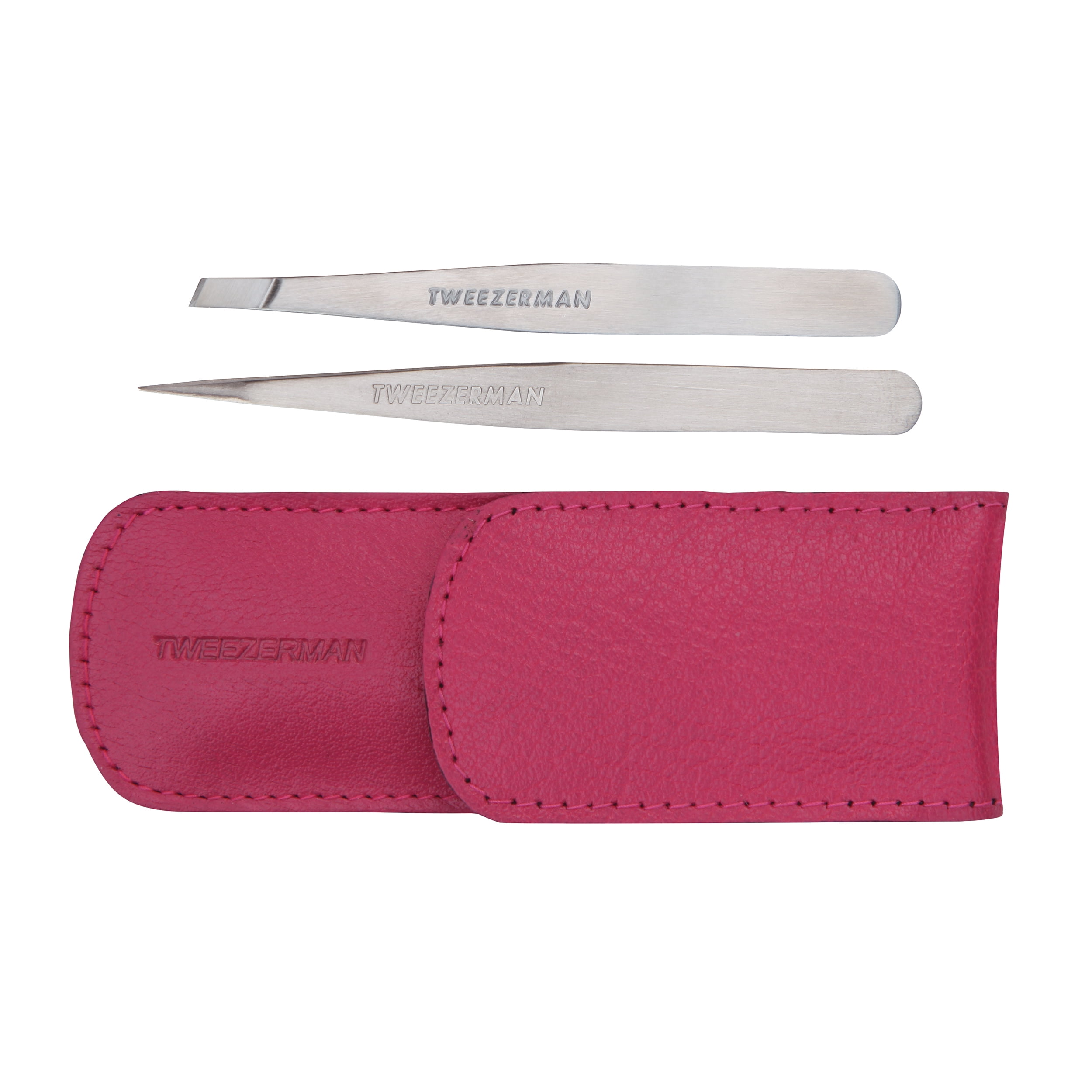 Tweezerman Rose Gold Slant Tweezer for Hair and Eyebrow Precision ...