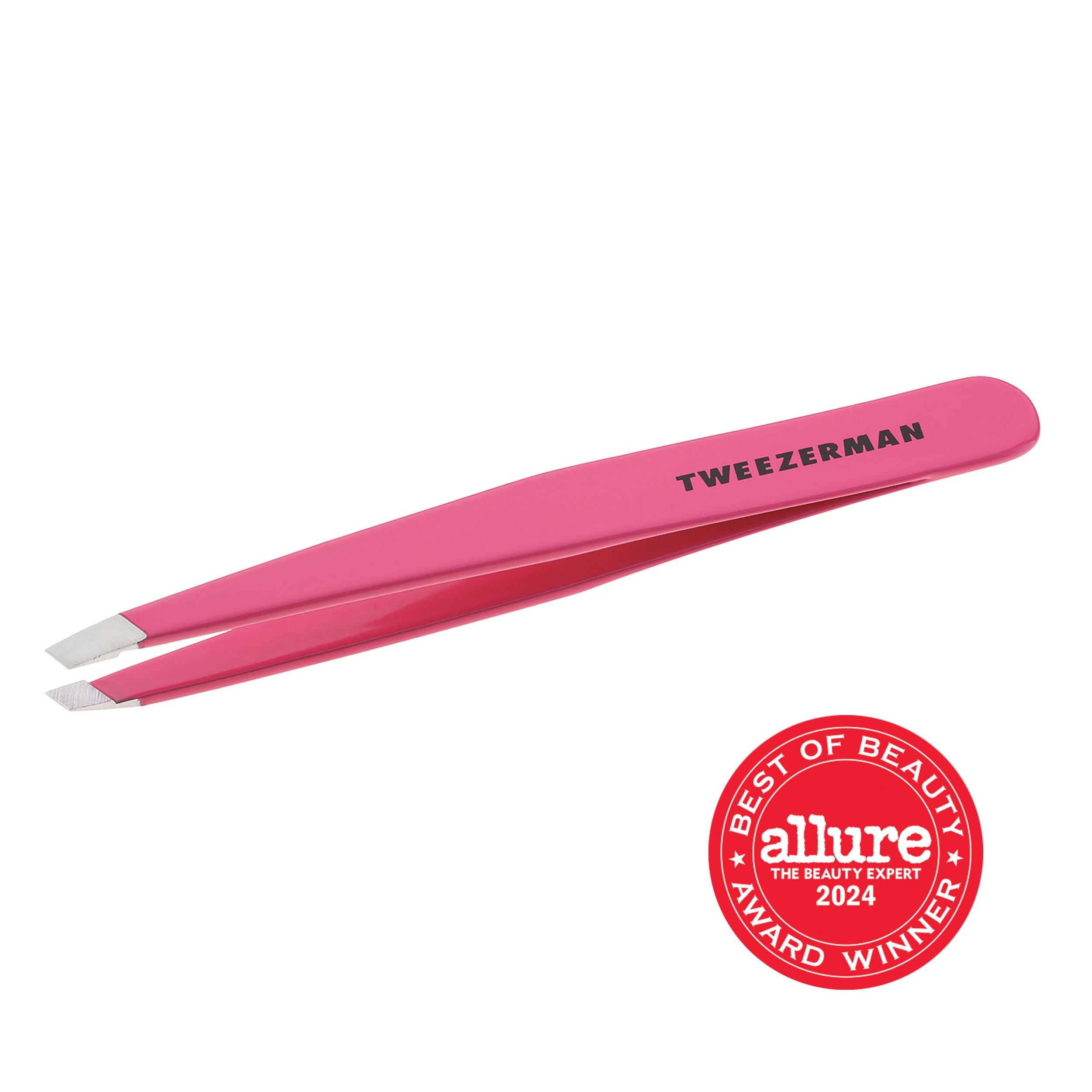 Tweezerman Beauty Eyebrow Slant Tweezer in Pretty Pink - Walmart.com