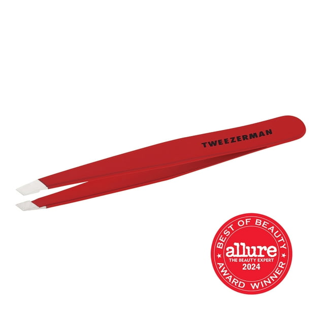Tweezerman Signature Red Slant Tip Eyebrow Tweezer - Walmart.com
