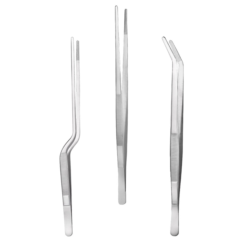 RENACLIPY Stainless Steel Kitchen Tweezers Set for Cooking Grilling ...