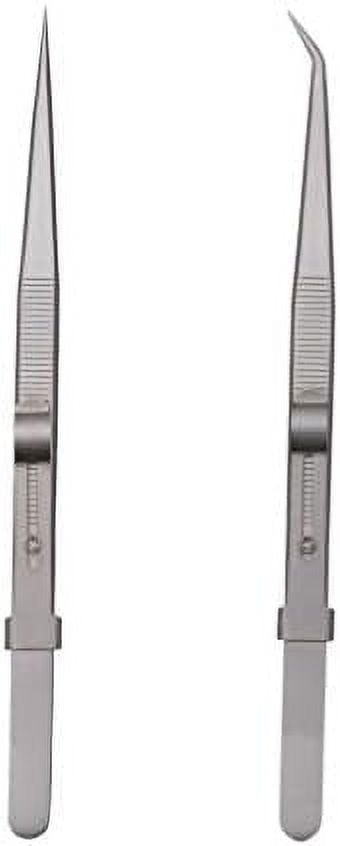 Tweezers, Precision Tweezers Set, Anti-Static Stainless Steel Curved of ...