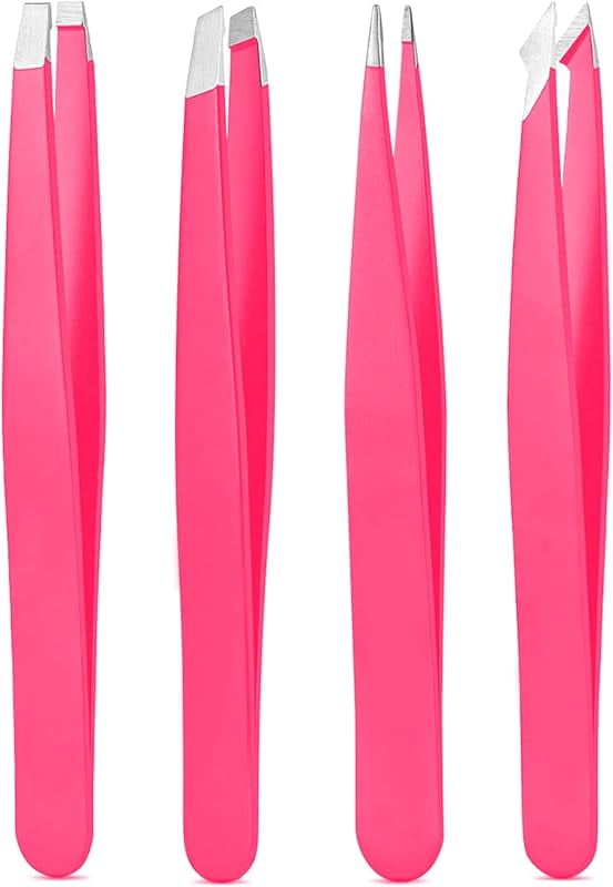 Tweezers Set, High Precision Stainless Steel Eyebrow Tweezers for ...