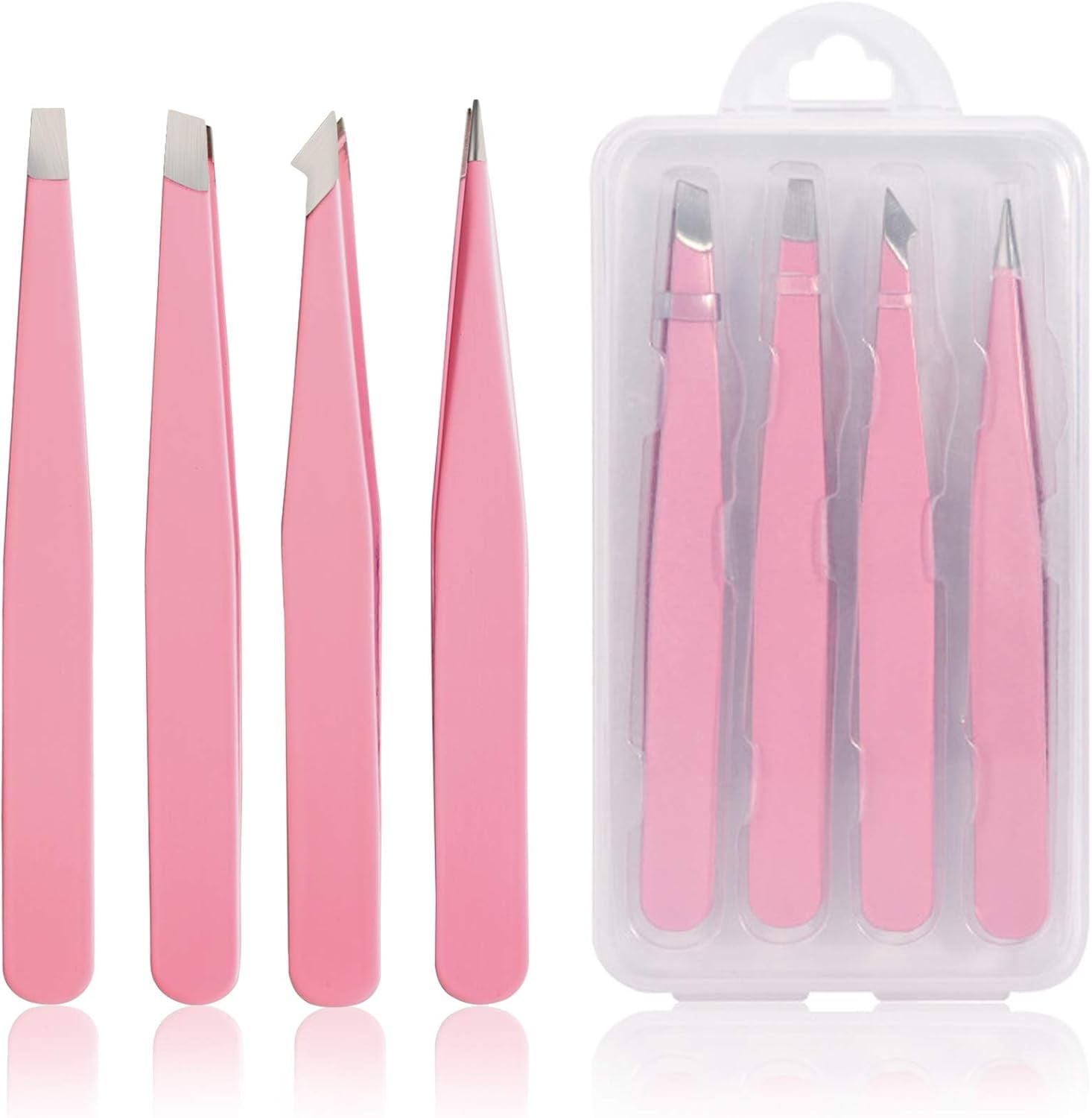 Tweezers Set for Ingrown Hair Removal, Precision Eyebrow Tweezers, High ...