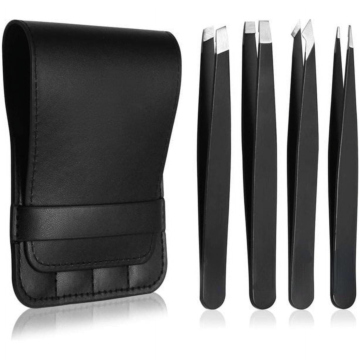 Tweezers Set - Professional Stainless Steel Tweezers for Eyebrows ...