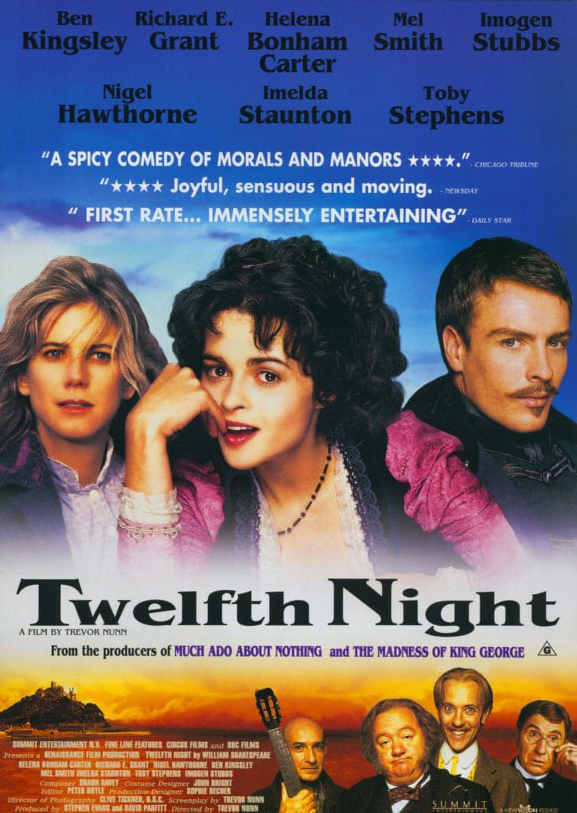 Twelfth Night - movie POSTER (Style C) (11" x 17") (1996) - Walmart.com