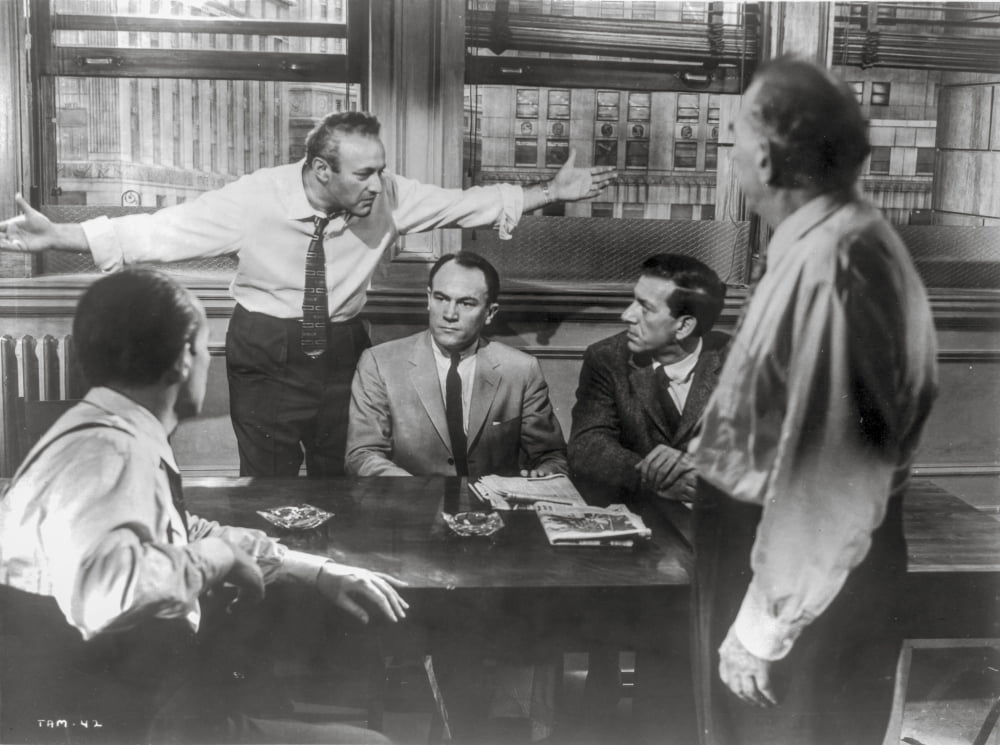 Twelve Angry Men Movie Scene in Black and White Photo Print (8 x 10 ...
