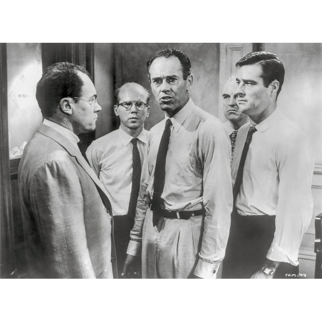 Twelve Angry Men Movie Scene in Classic Photo Print (8 x 10) - Walmart.com
