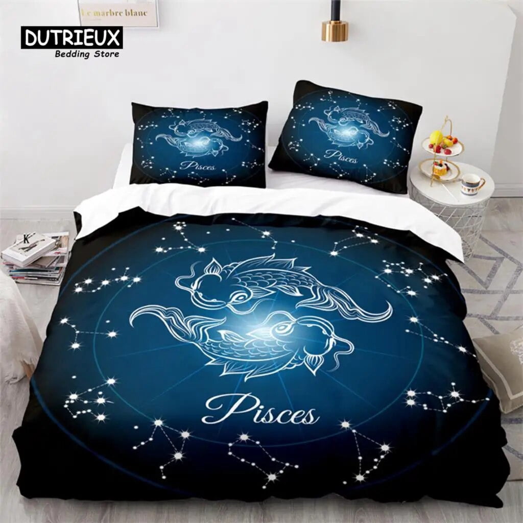 Twelve Constellation Bedding Set For Kids Child Boys 3D Print Cancer ...