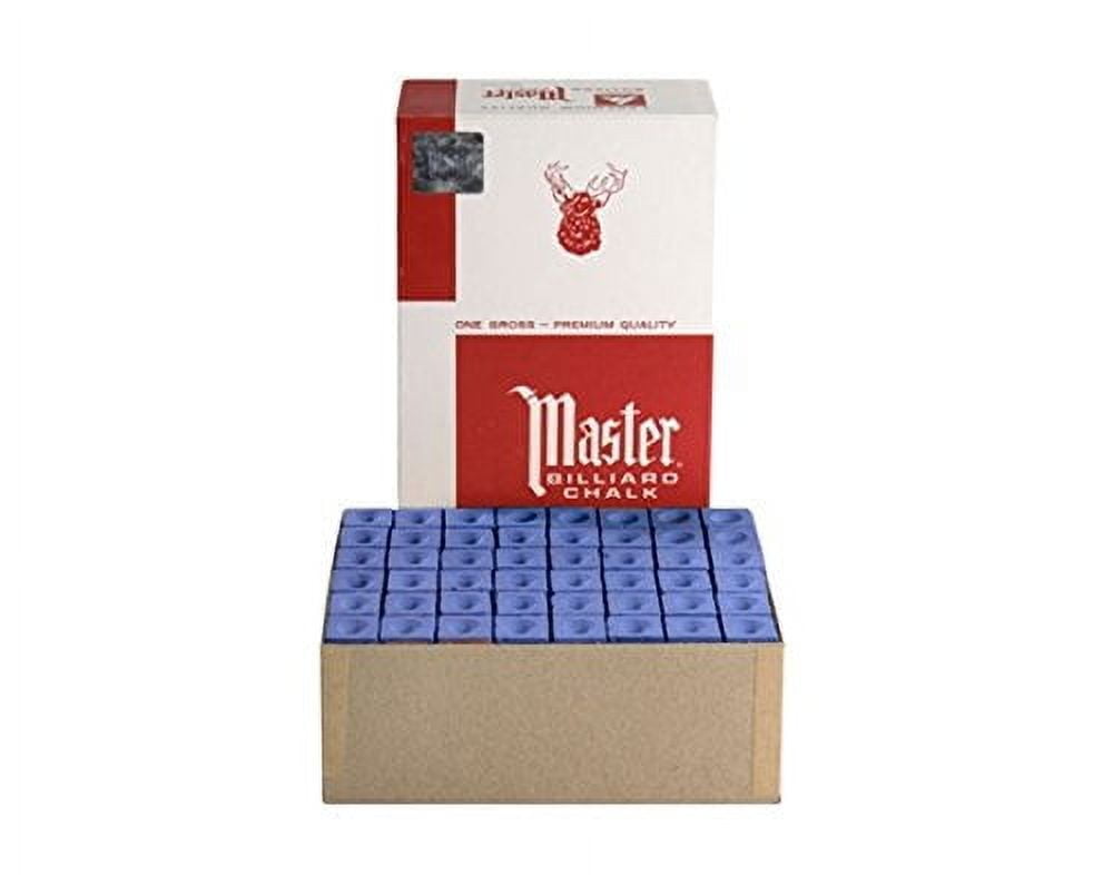 Twelve Dozen Blue Master Pool Cue Chalk - Walmart.com