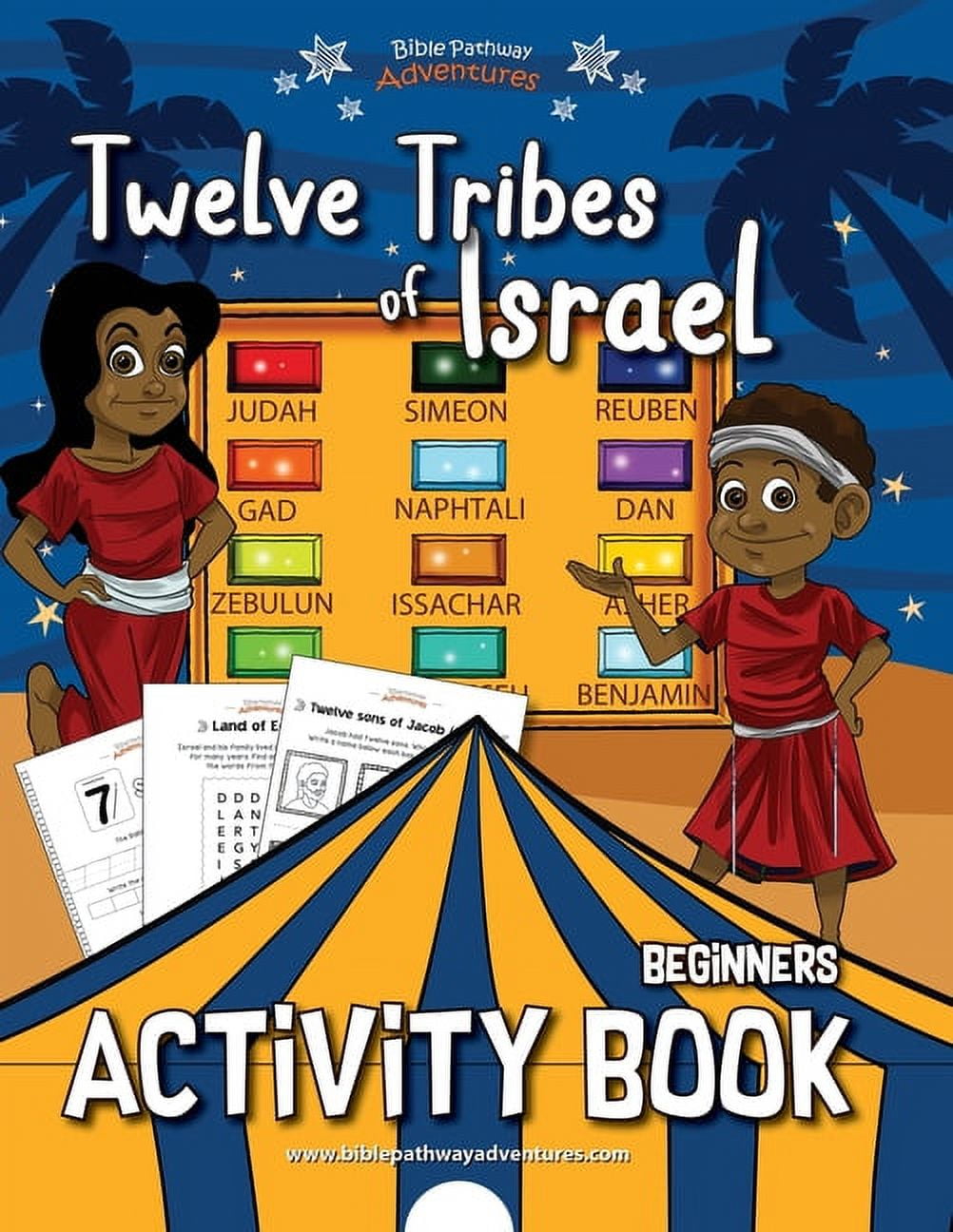 Twelve Tribes of Israel Activity Book for Beginners - Walmart.com
