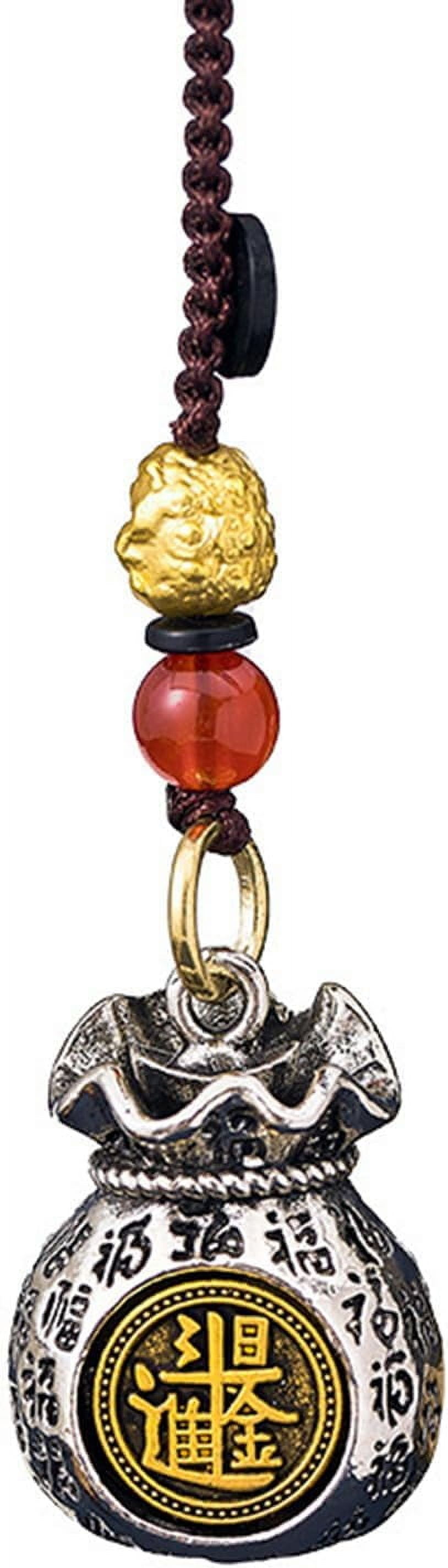 Twelve Zodiac God of Wealth Bag, Rotatable Lucky Bag Pendant, Daily ...
