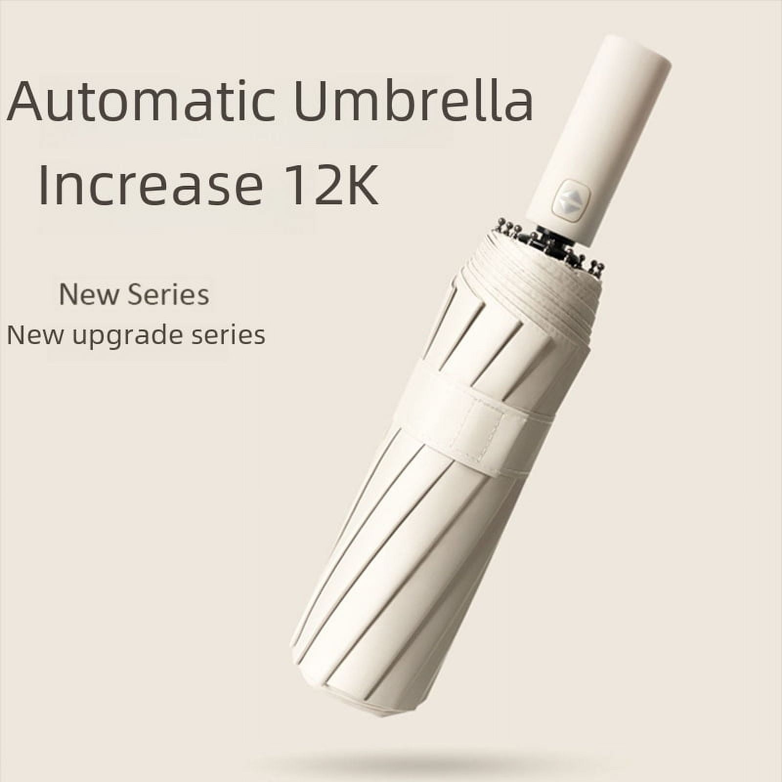 Twelve-bone automatic folding sun umbrella sunscreen umbrella dual ...