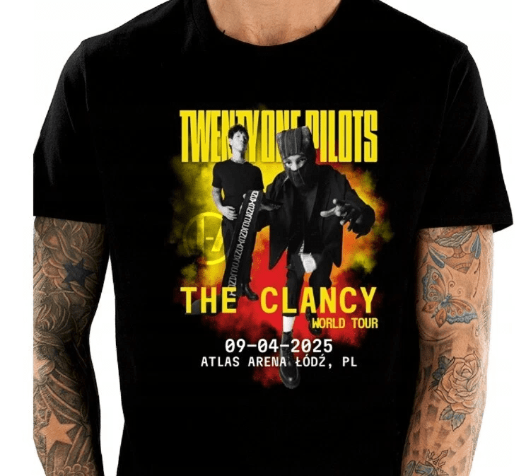 Twenty One Pilots The Clancy World Tour 2025 T-shirt For Fans, Men ...