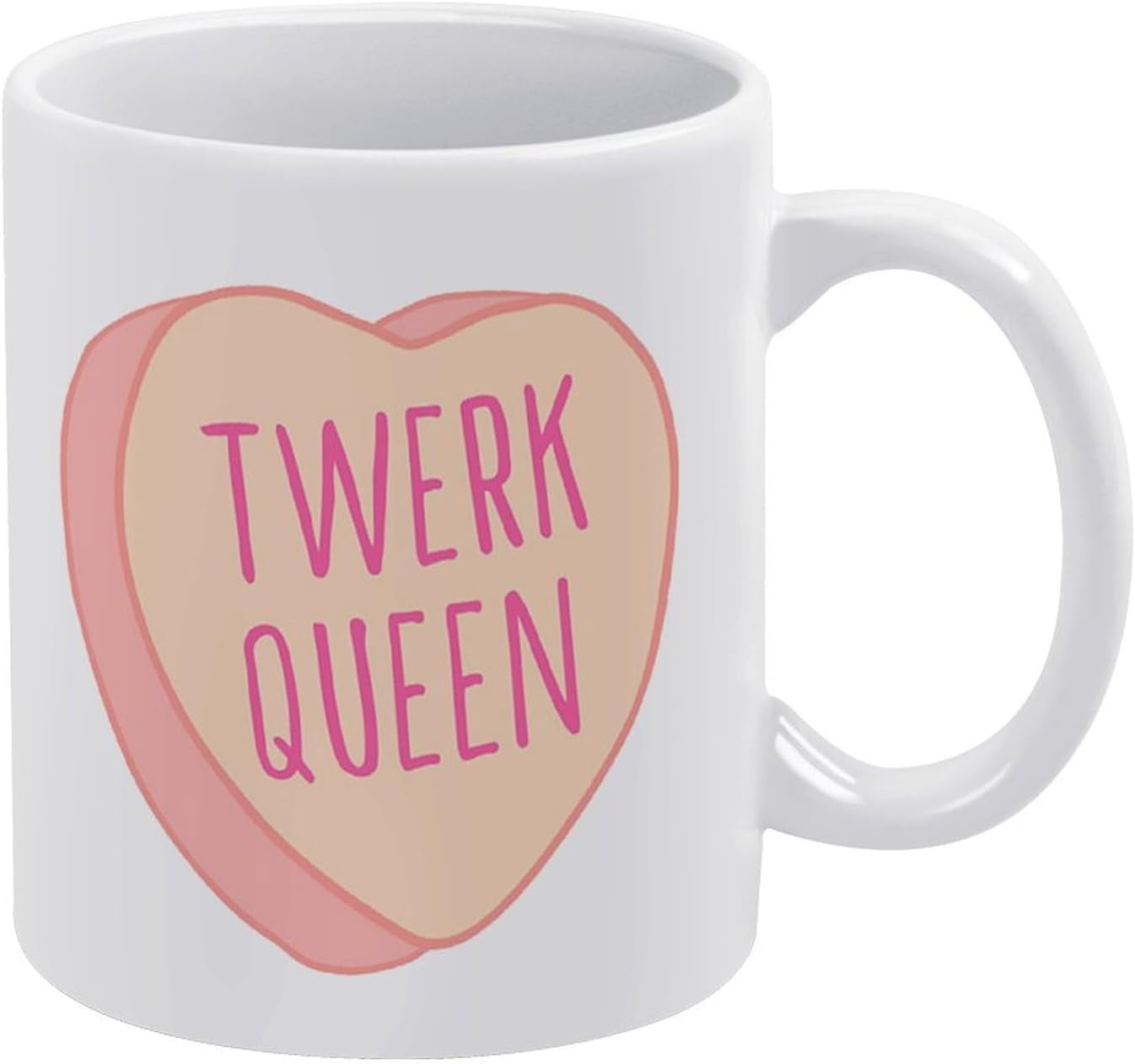 Twerk Queen Conversation Heart Valentine’S Day Mug Coffee Mug 11 Oz Tea ...