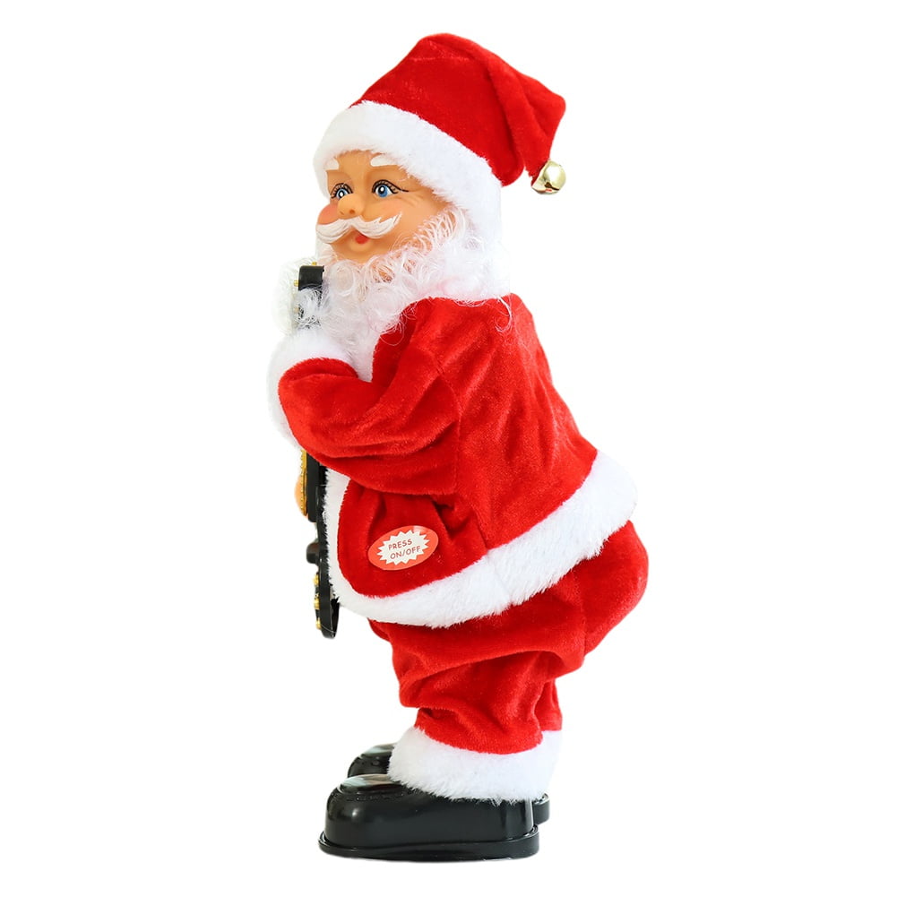 Animated Singing Holiday Toy: Twerking Santa Claus with Guitar ...