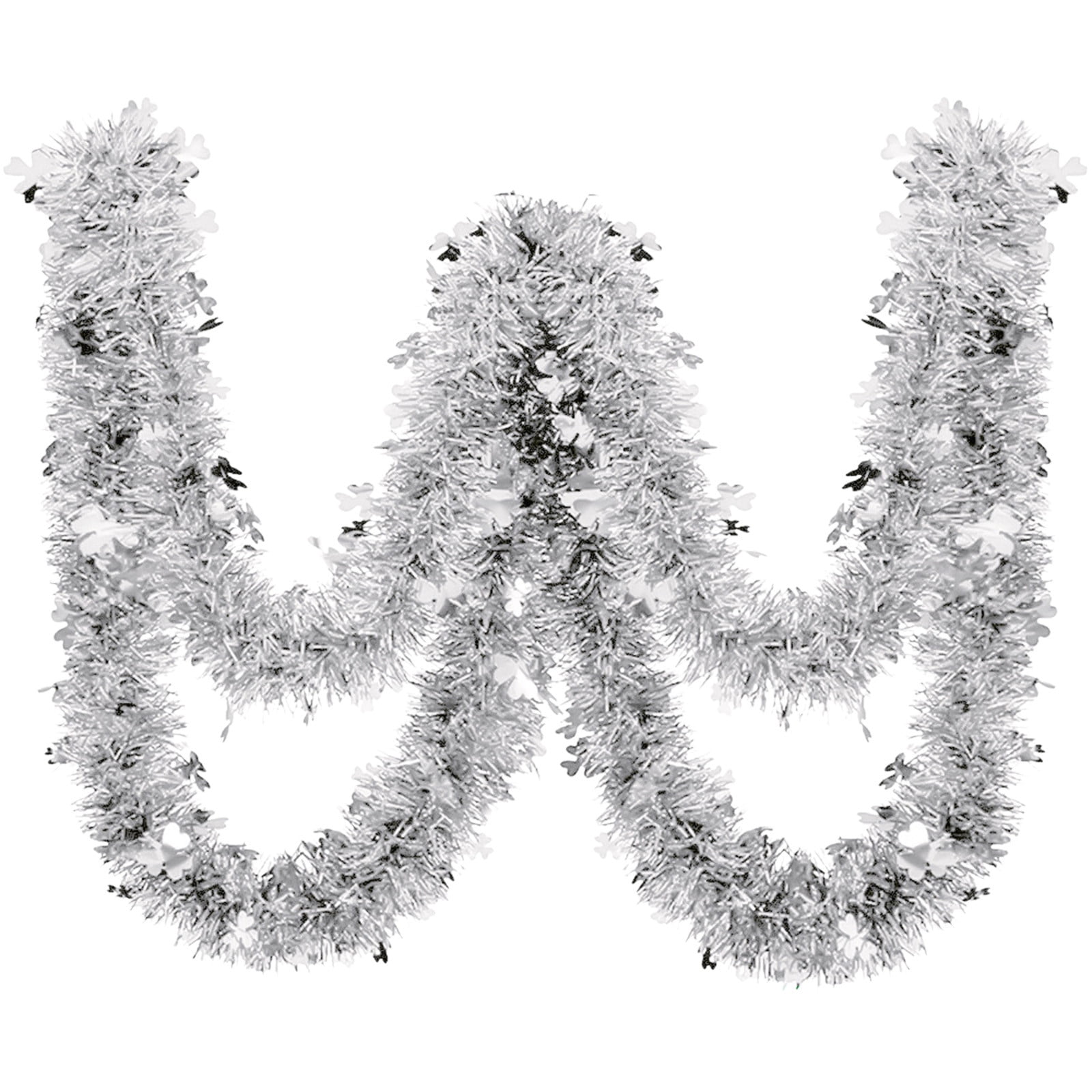 Twfbrm 6.56 Feet Christmas Garland Ribbon Tinsel Garlands Decor Shiny ...