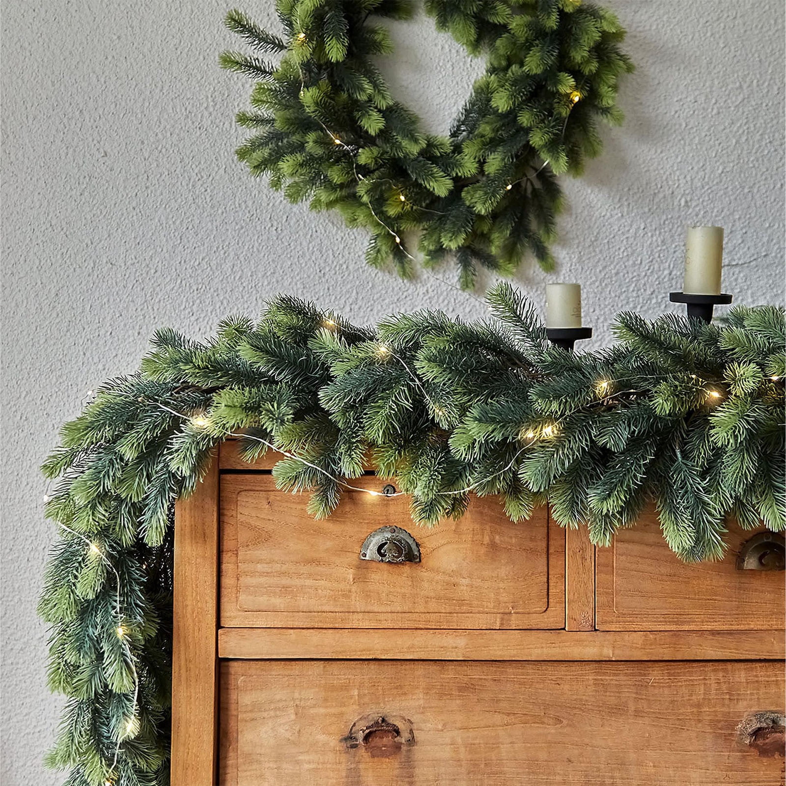 Twfbrm 6.56 Ft Christmas Garland - Cedar Garland - Garlands for ...