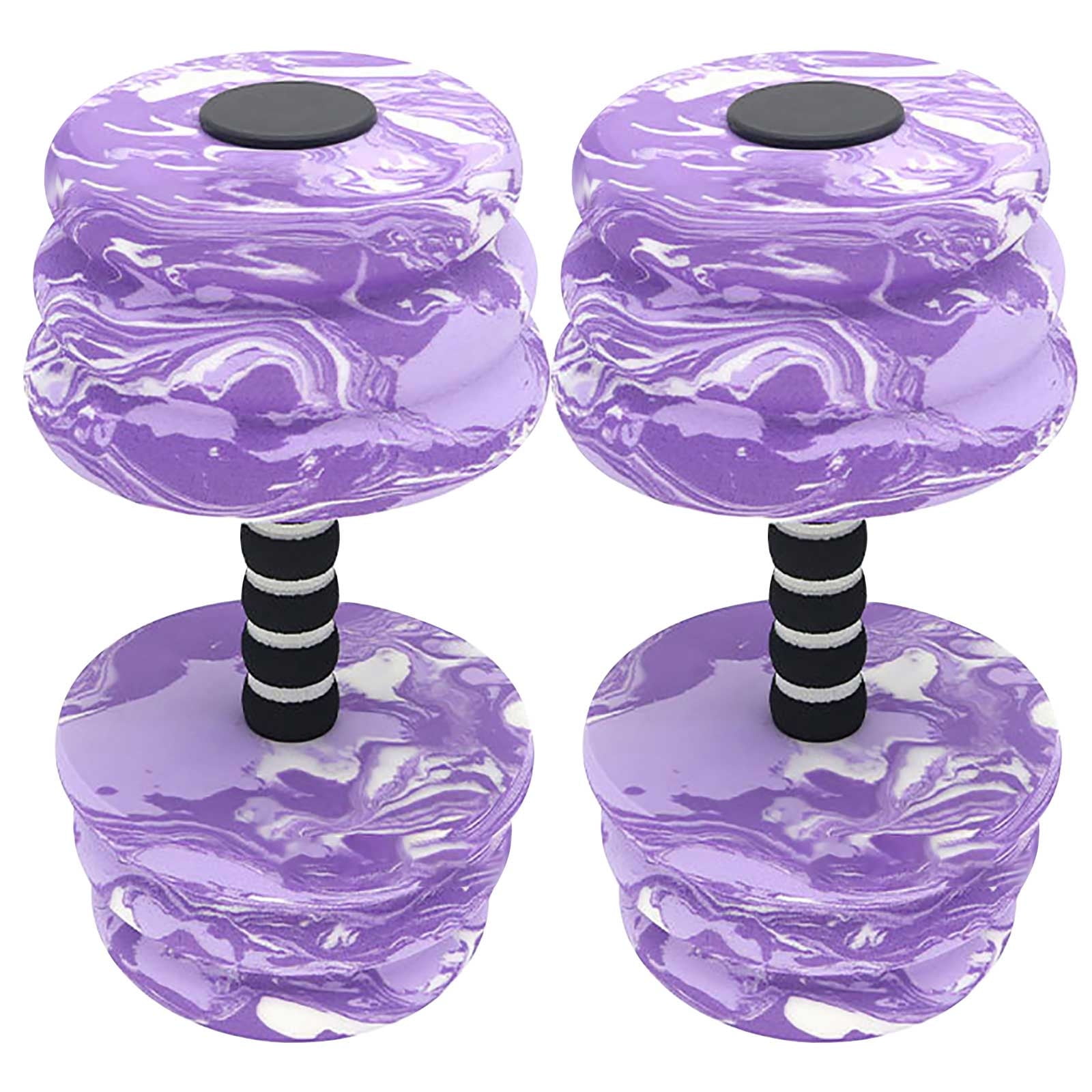 Twfbrm Aquatic Dumbbells, 2PCS Swimming Floating Dumbbells Foam Water ...