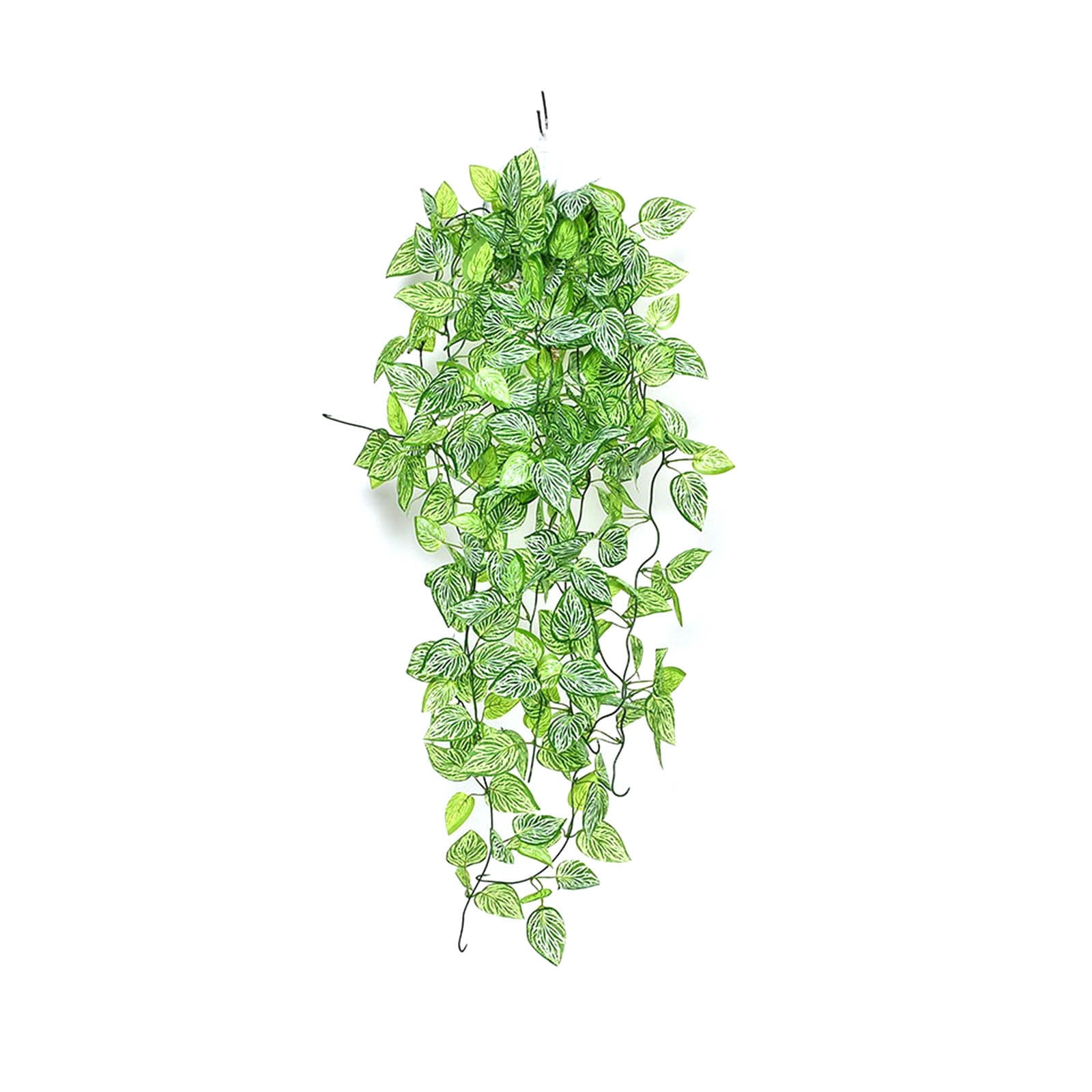 Twfbrm Artificial Hanging Plants, 40" Faux Pothos Vines with Green ...