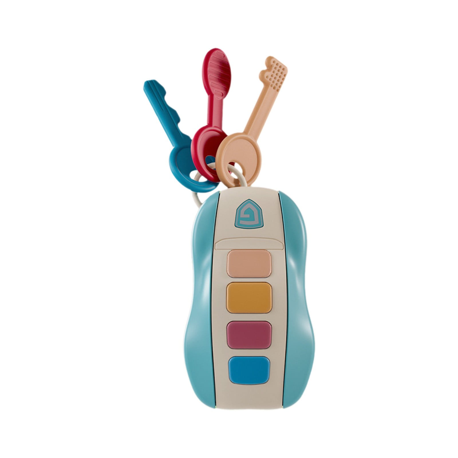 Twfbrm Baby Car Keys Teether Toddlers Sensory Learning Toy with Music ...