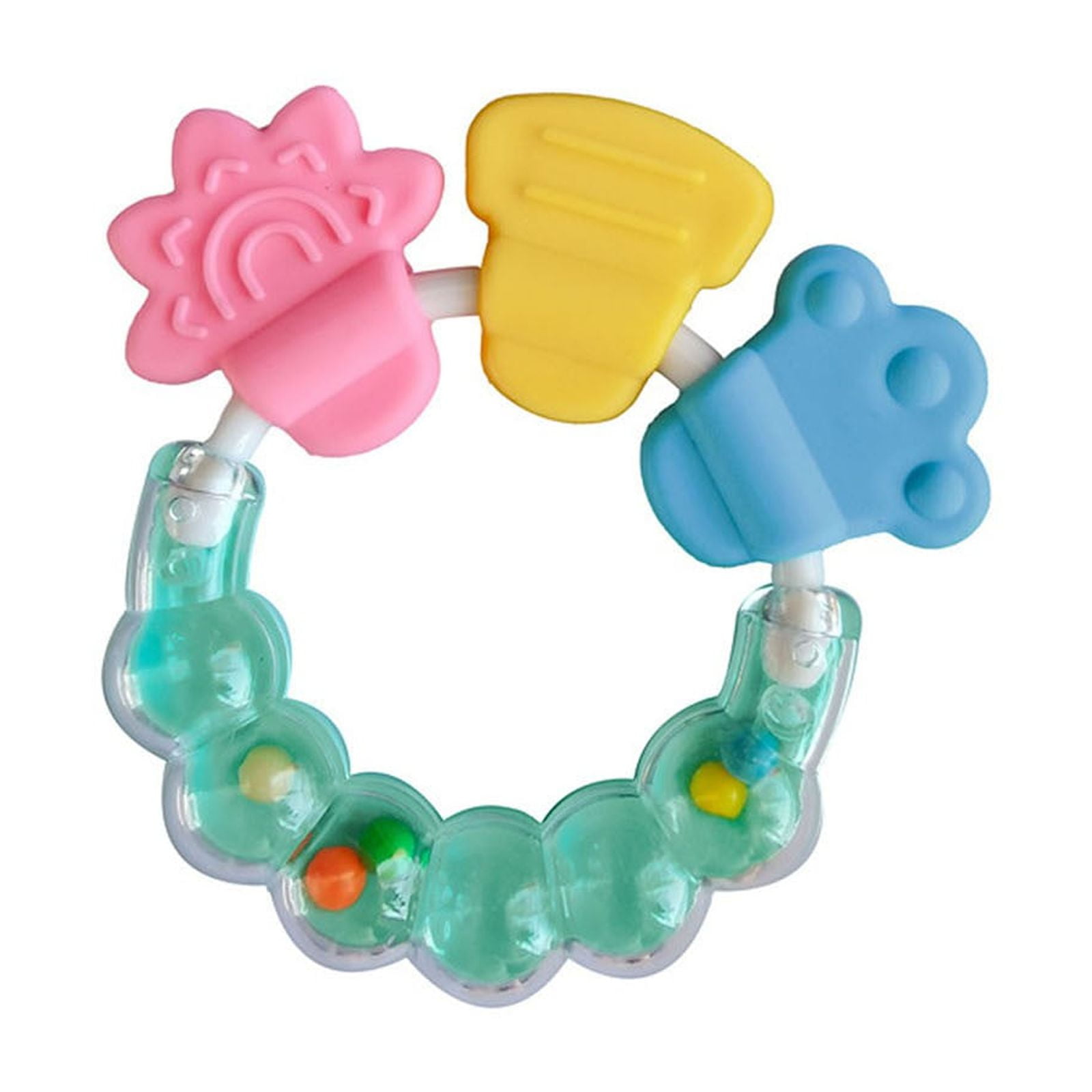 Twfbrm Baby Toys Baby Rattle Teether Chewing Music Type Teether Baby Molar Stick Molar Solid ...
