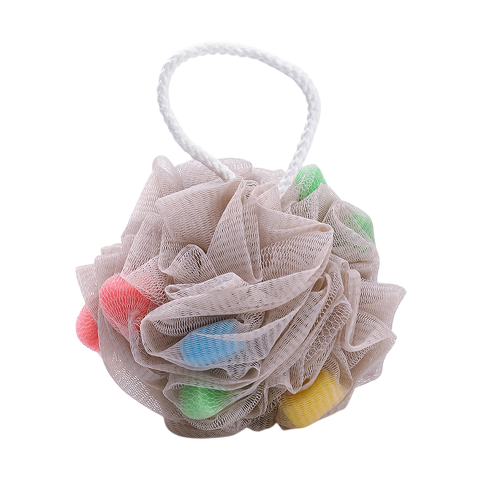 Twfbrm Bath Loofah Sponge, 5 Inch Soft Mesh Shower Puffs Exfoliating ...